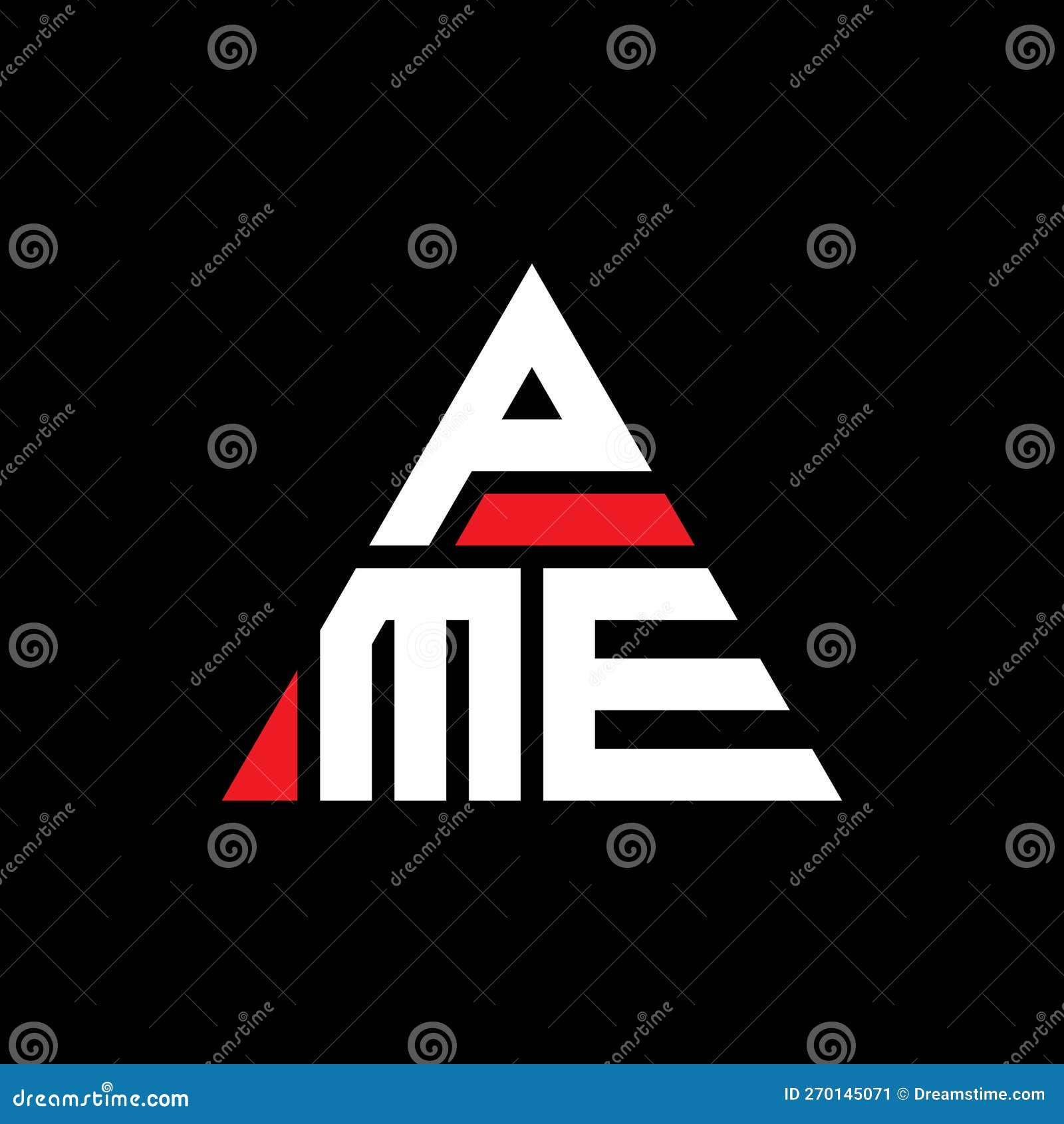 PME Triangle Letter Logo Design with Triangle Shape. PME Triangle Logo ...