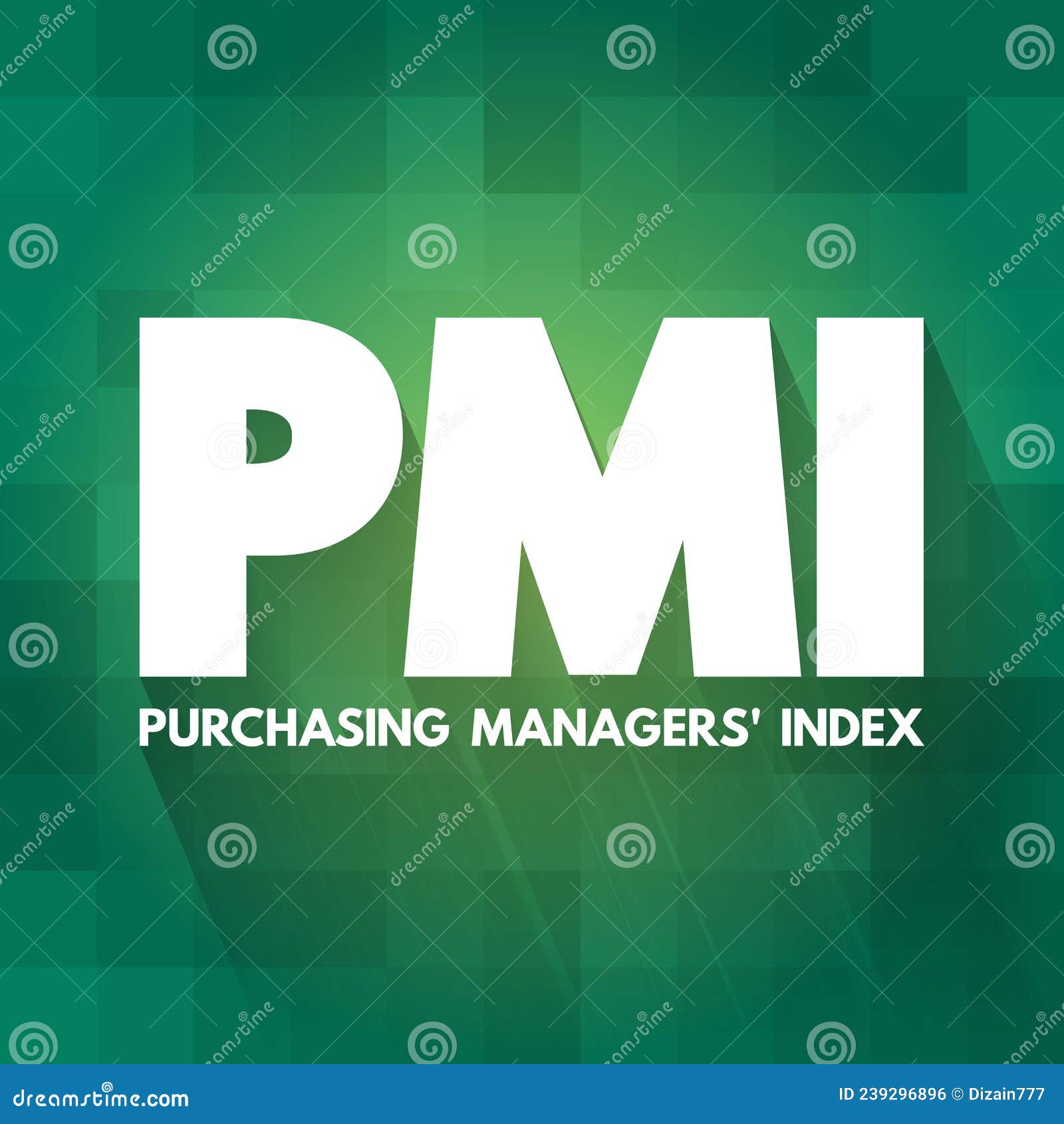 Purchasing Managers Indexes - Pmi Sign In Gold Letters On The ...