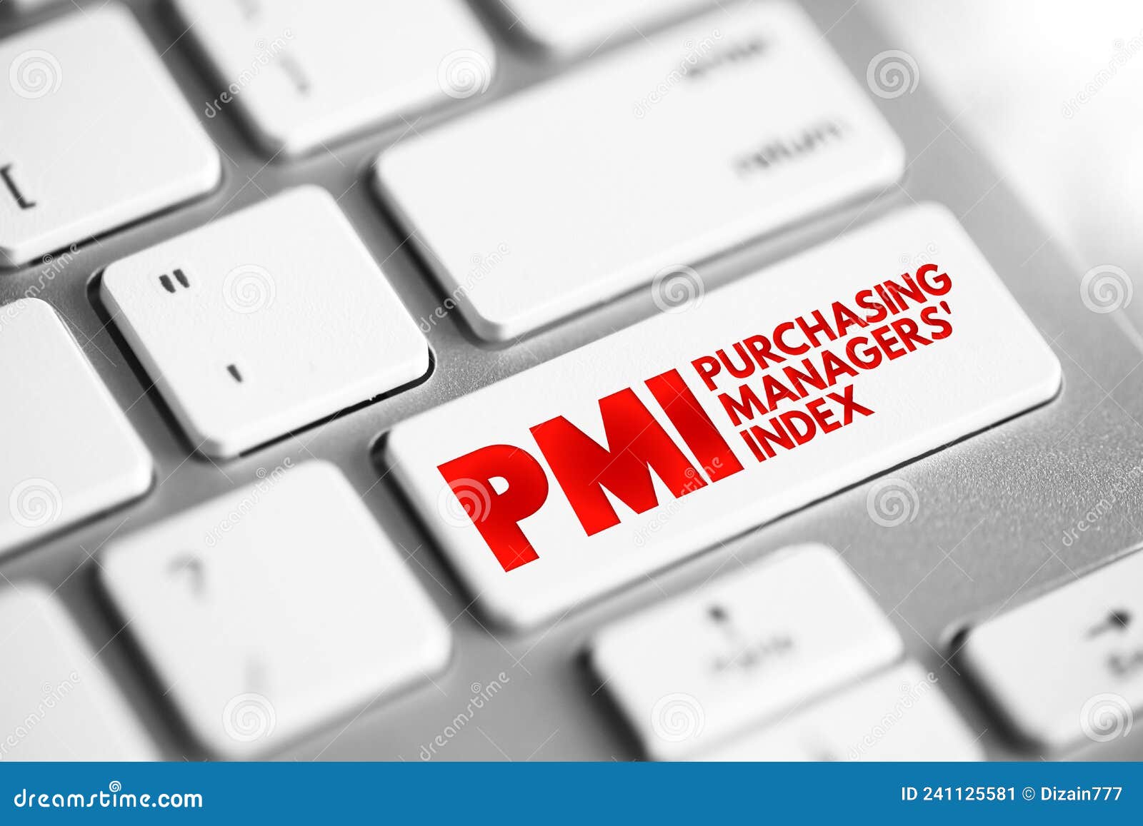 PMI- Purchasing Managers Index Text On Wooden Block On Chart Background ...