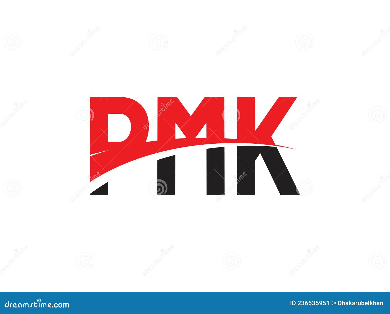 PMK Letter Initial Logo Design Vector Illustration Stock Vector ...