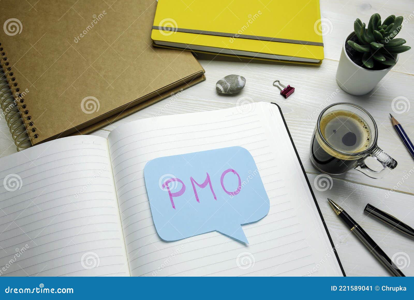 PMO Project Management Office Written in Speech Bubble Stock Image ...