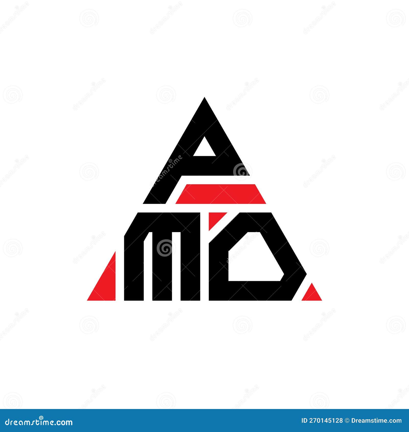 PMO Triangle Letter Logo Design with Triangle Shape. PMO Triangle Logo ...
