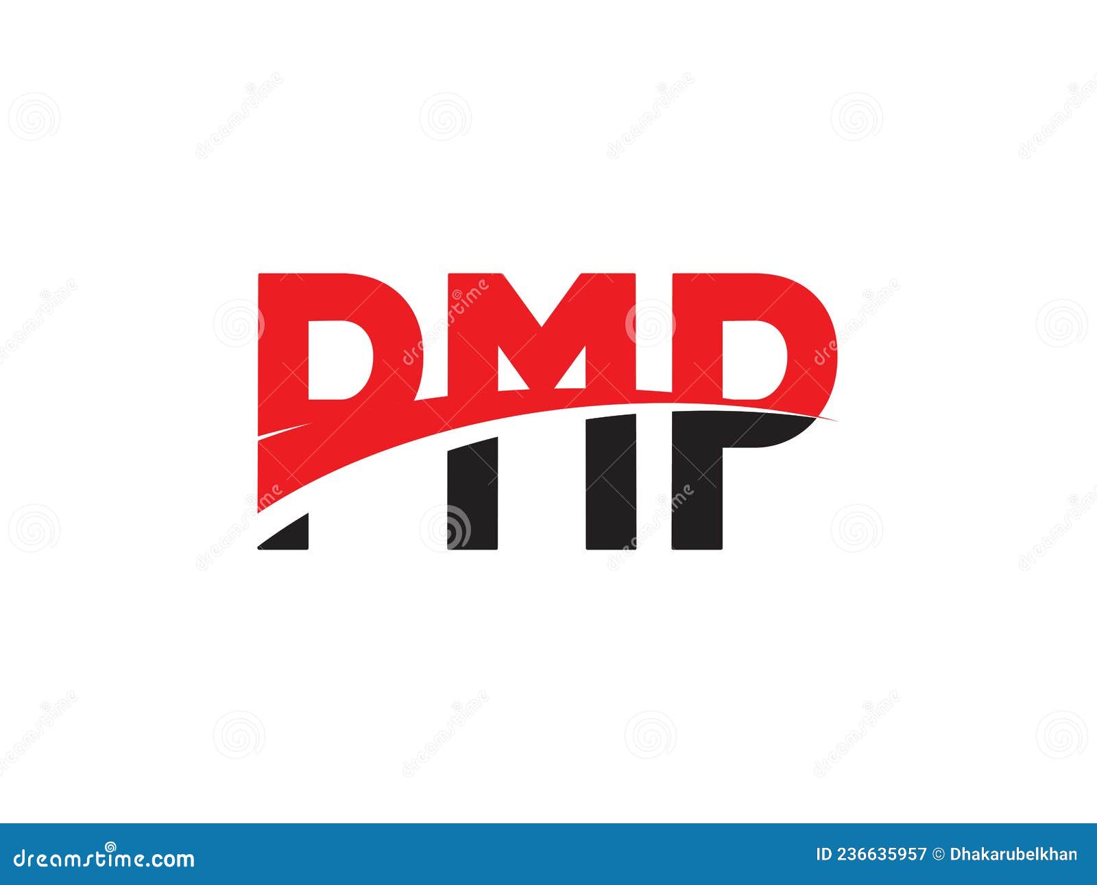 PMP Letter Initial Logo Design Vector Illustration Stock Vector ...