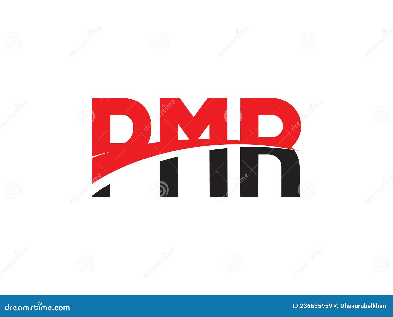 PMR Letter Initial Logo Design Vector Illustration Stock Vector ...