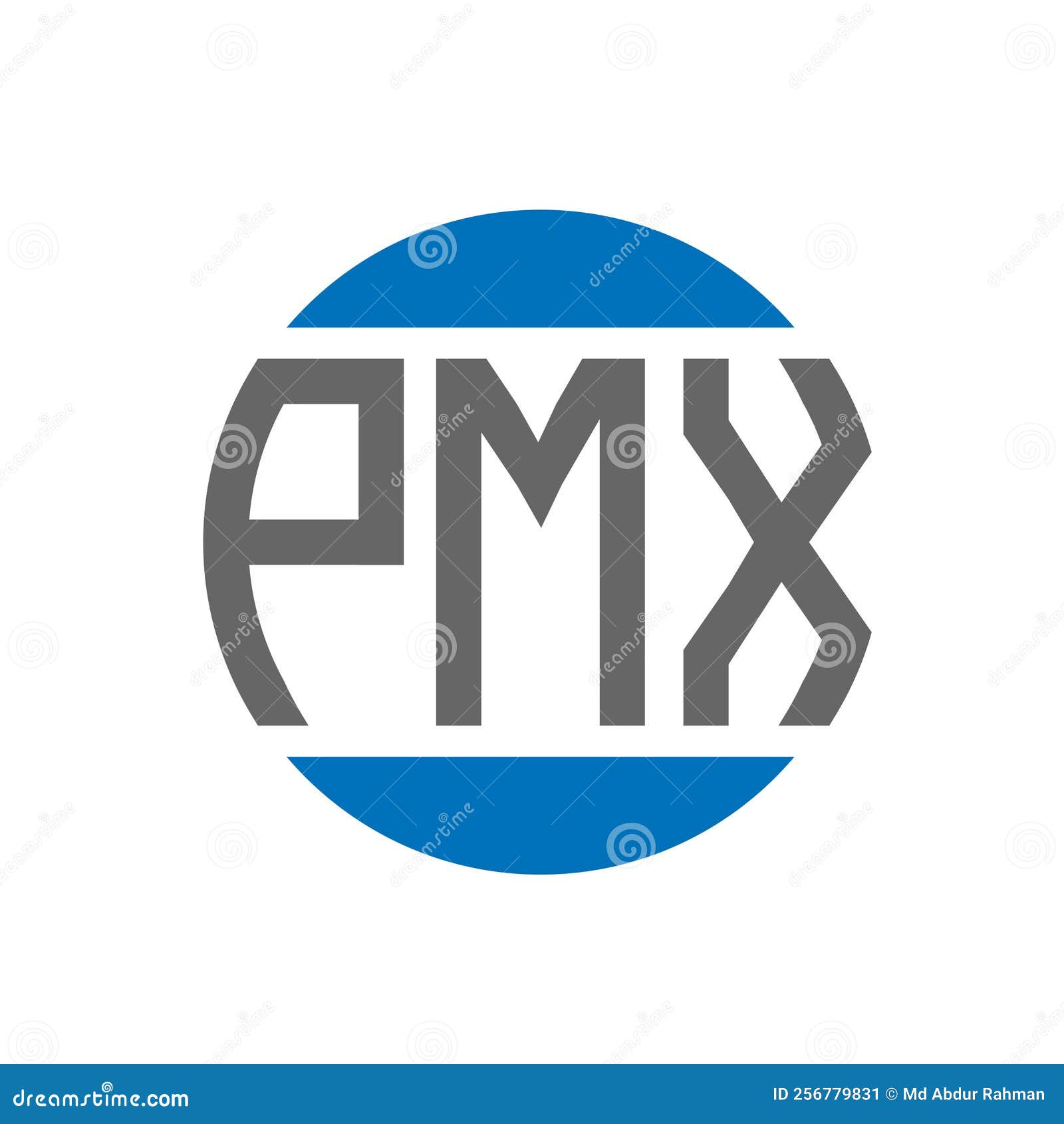 PMX Letter Logo Design on White Background. PMX Creative Initials ...