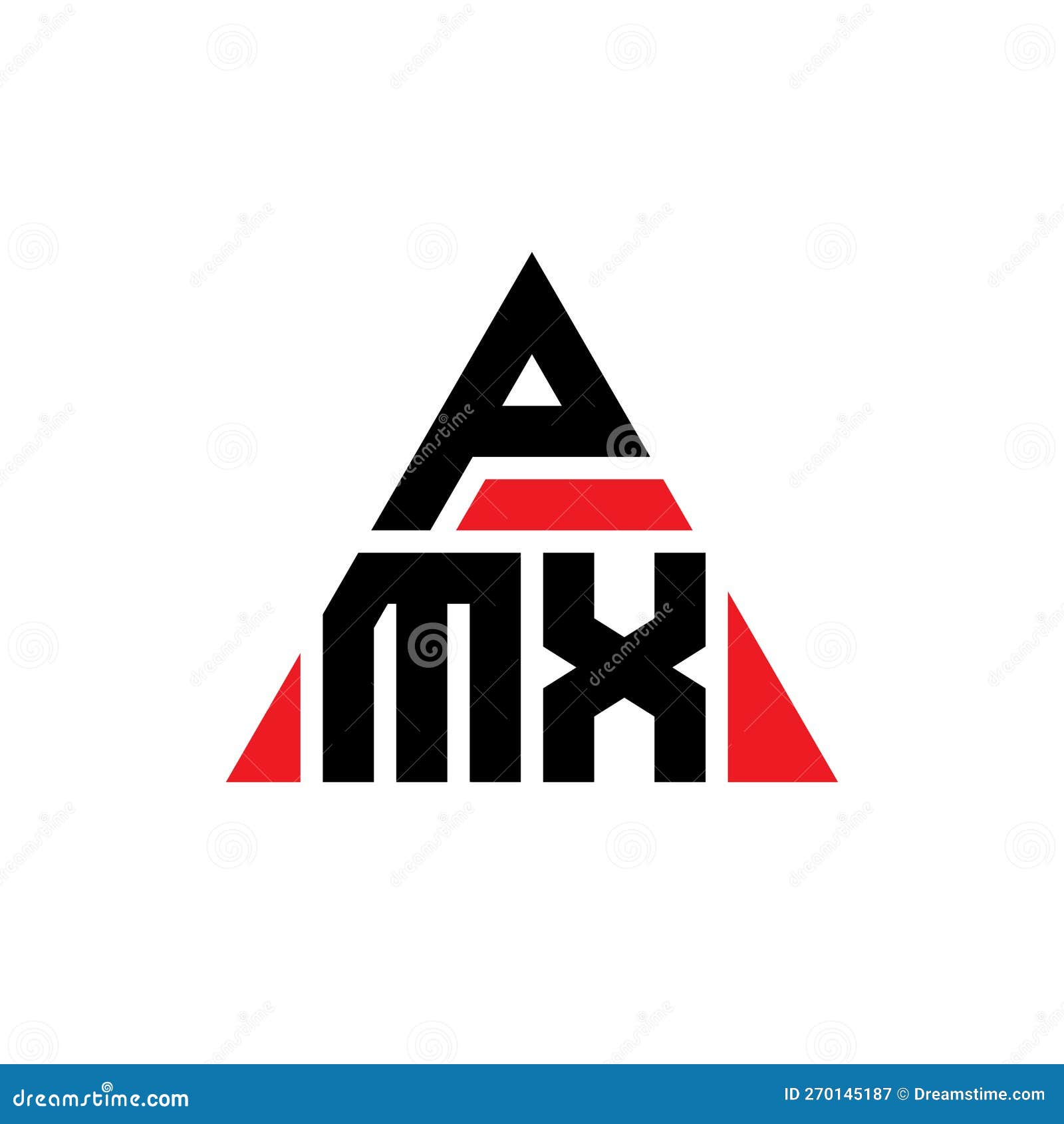 PMX Triangle Letter Logo Design with Triangle Shape. PMX Triangle Logo ...