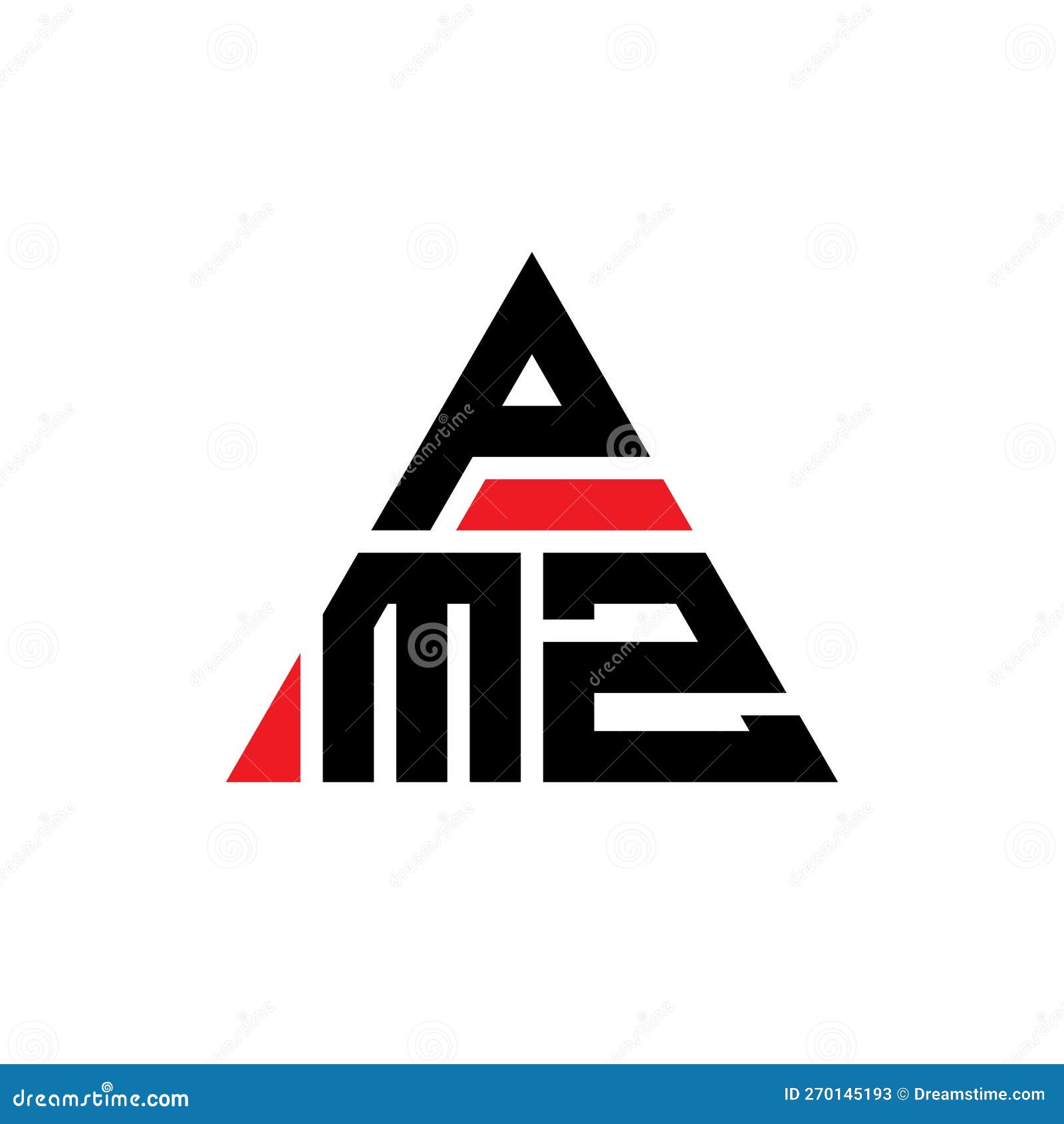 PMZ Triangle Letter Logo Design with Triangle Shape. PMZ Triangle Logo ...