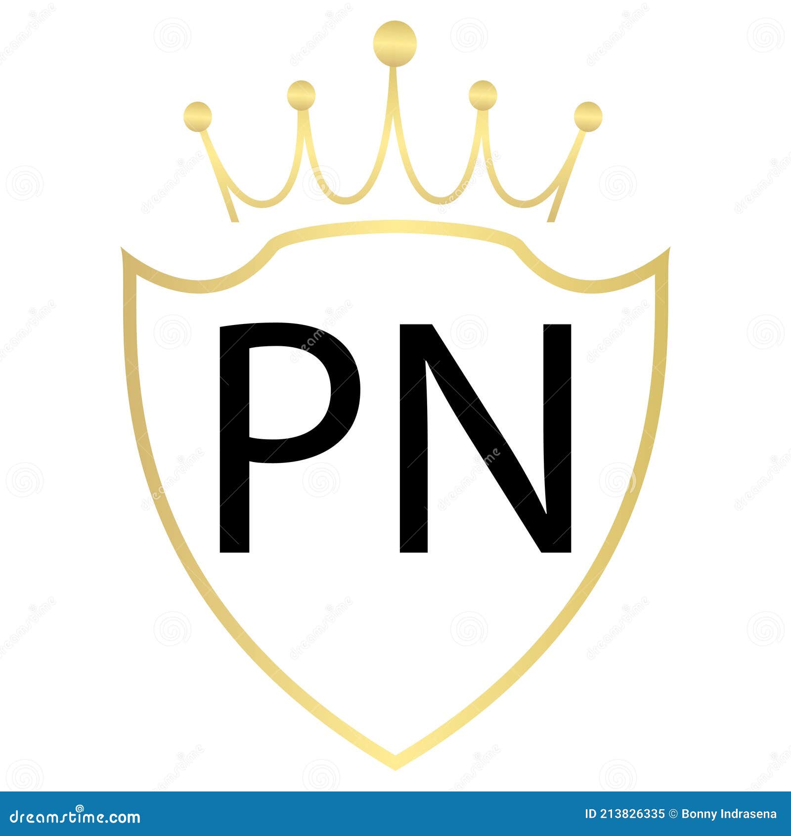 PN Letter Logo Design with Simple Style Stock Vector - Illustration of ...