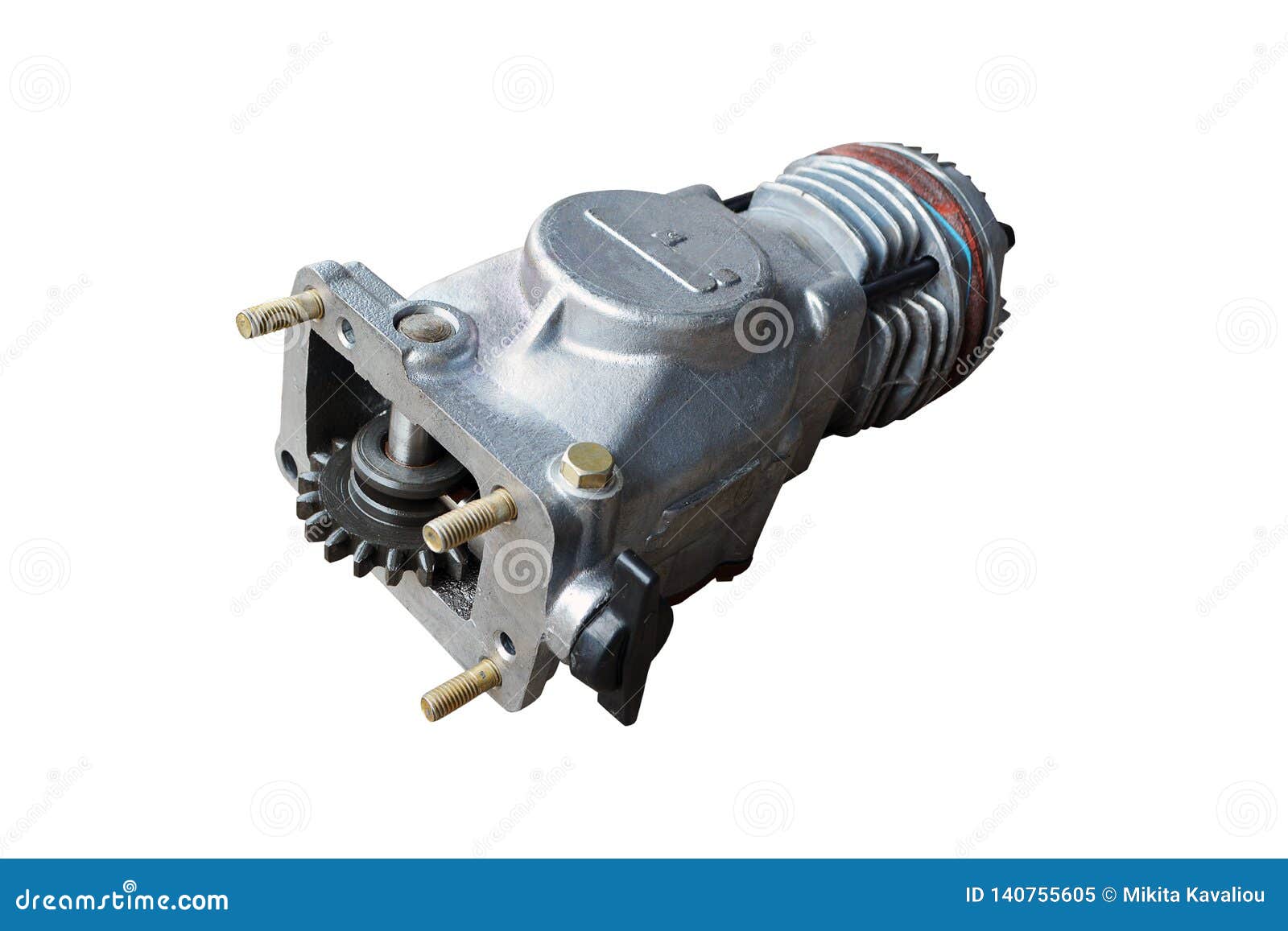 Pneumatic Compressor for the Brake Stock Image - Image of repair ...