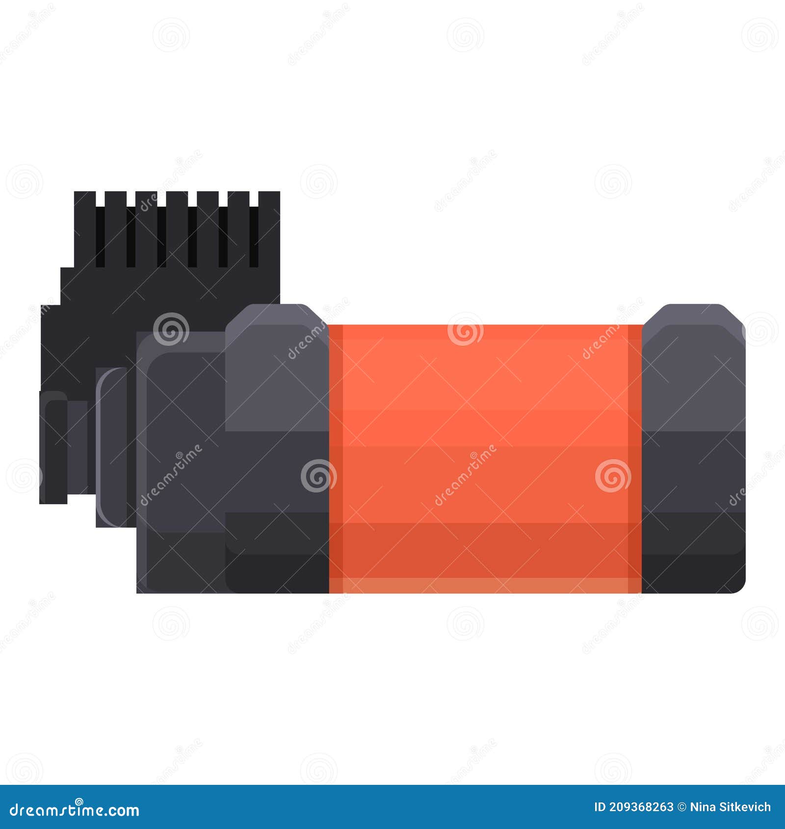 Pneumatic Compressor Icon, Cartoon Style Stock Vector - Illustration of ...