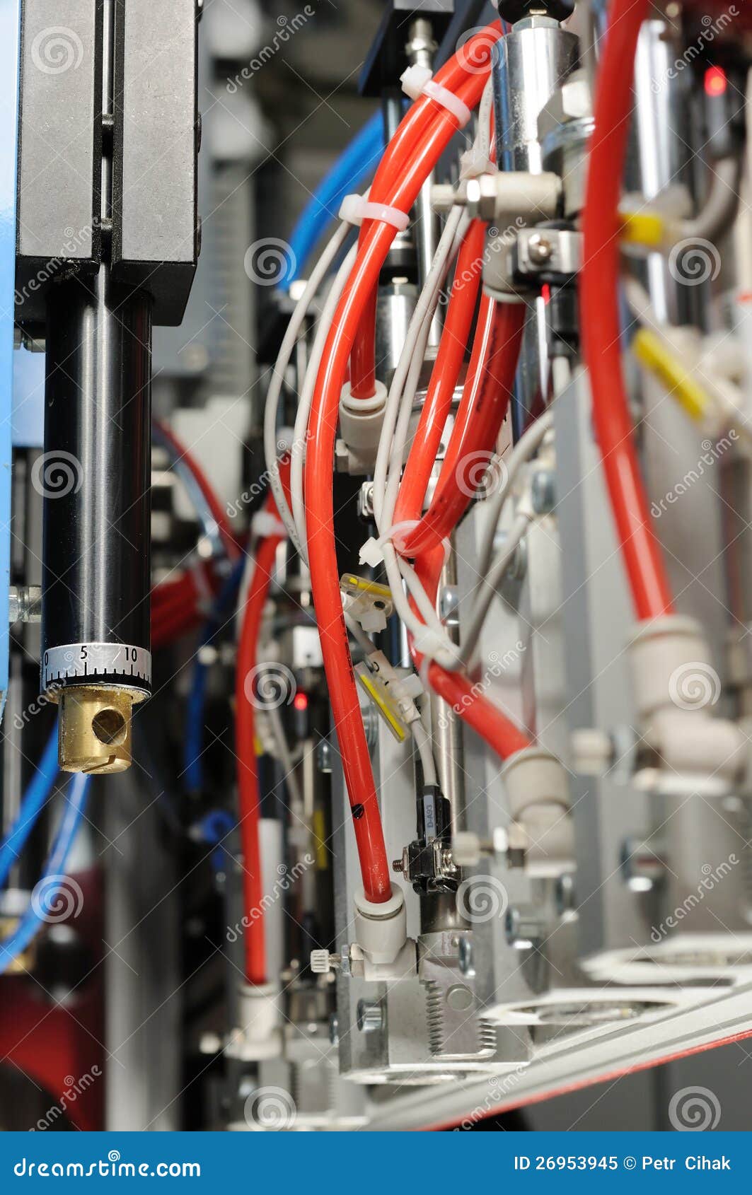 Pneumatic control system stock image. Image of automatic - 26953945