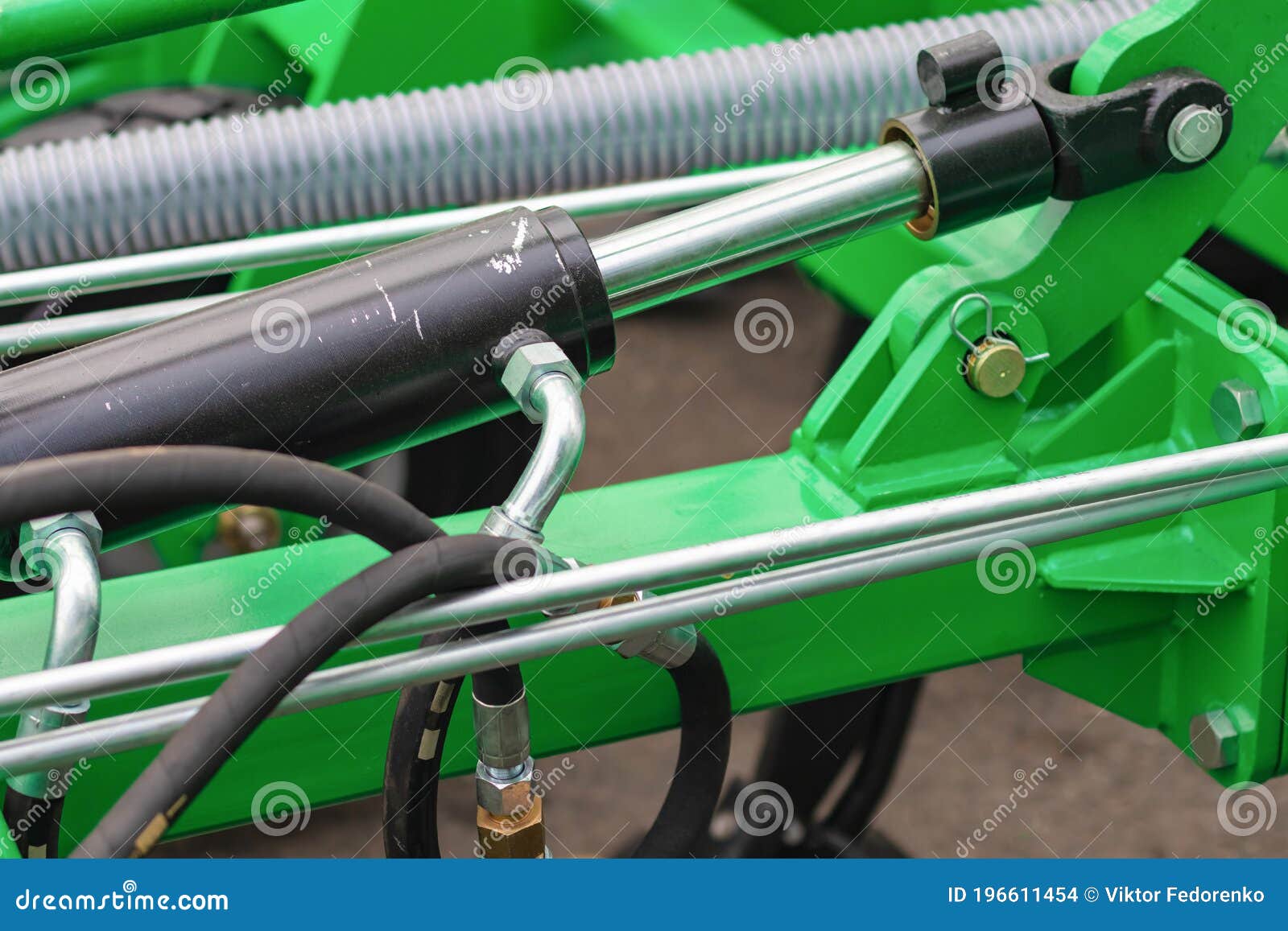 Pneumatic Drive. Pneumatic Actuator. Pneumatic Cylinder Royalty-Free ...