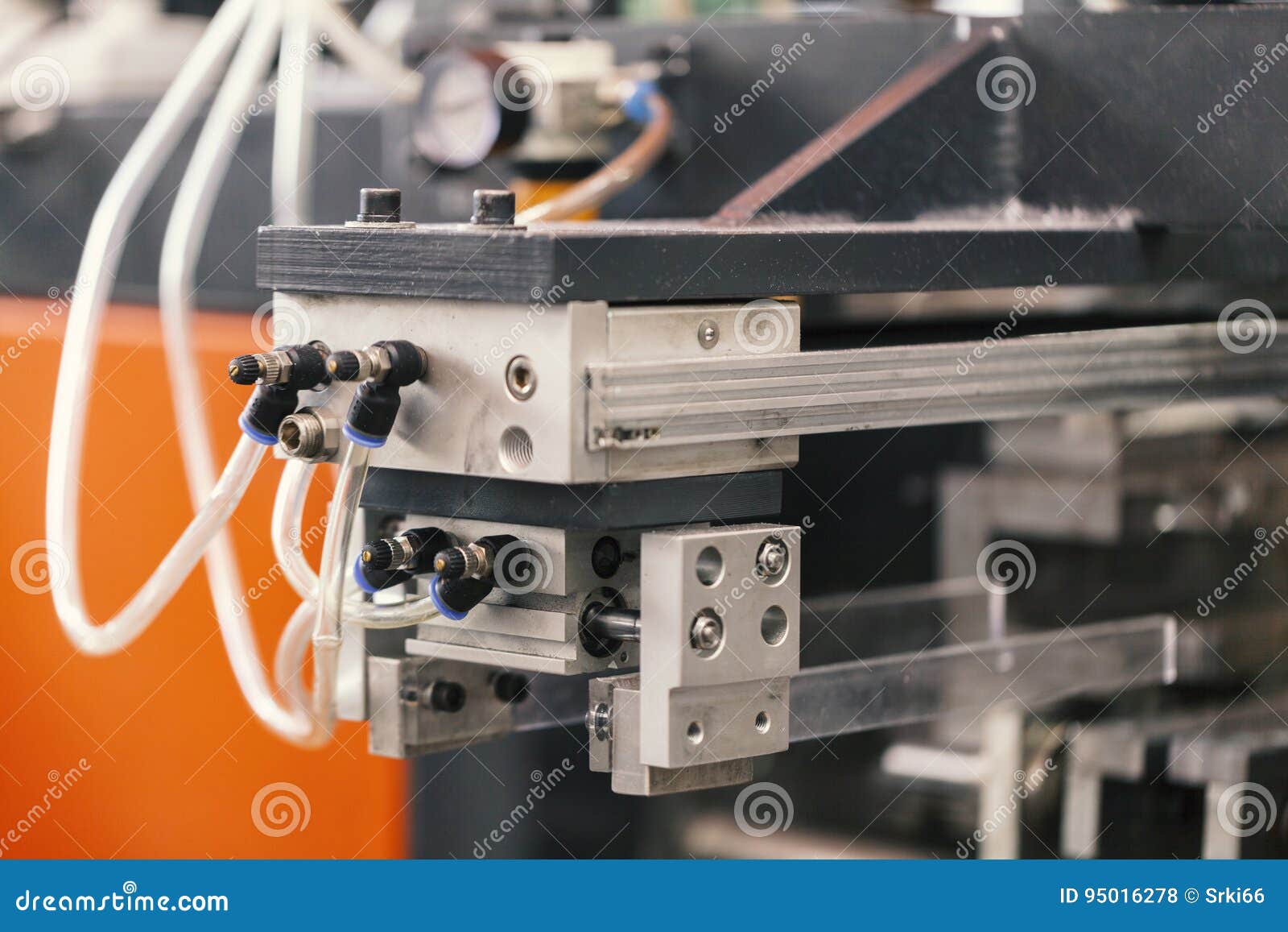 Pneumatic machine detail stock photo. Image of control - 95016278