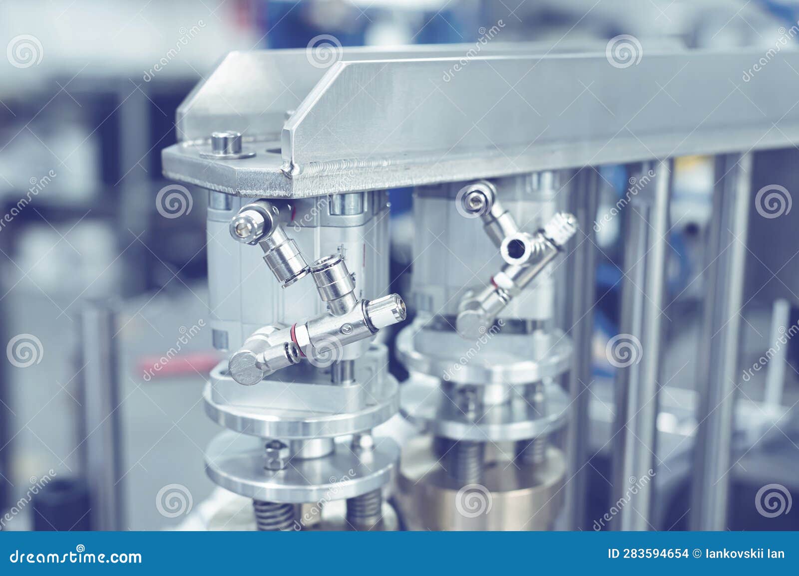 Pneumatic Production Equipment. Production of CNC Equipment of ...