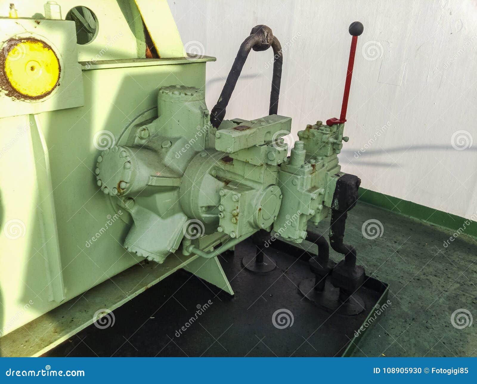 Pneumatic Drive. Pneumatic Actuator. Pneumatic Cylinder Royalty-Free ...