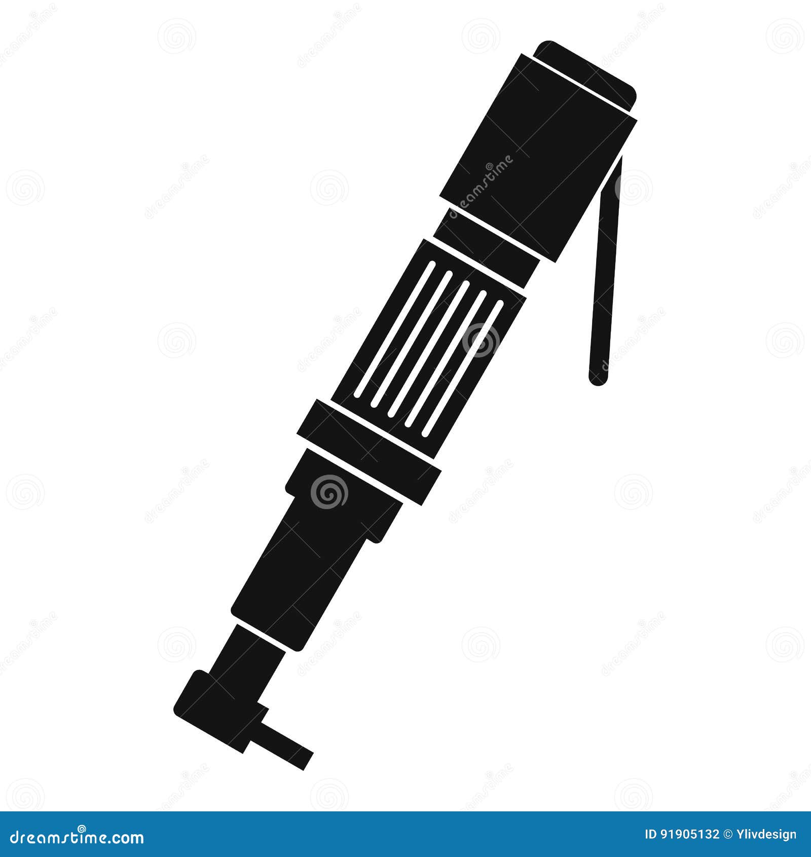 Set Of Pneumatic Screw Driver On Transparent Background Vector ...