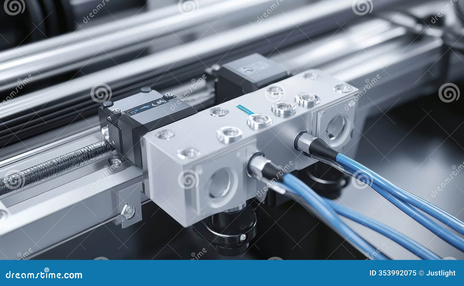 Pneumatic System Controlling Manufacturing Process with Precision Stock ...