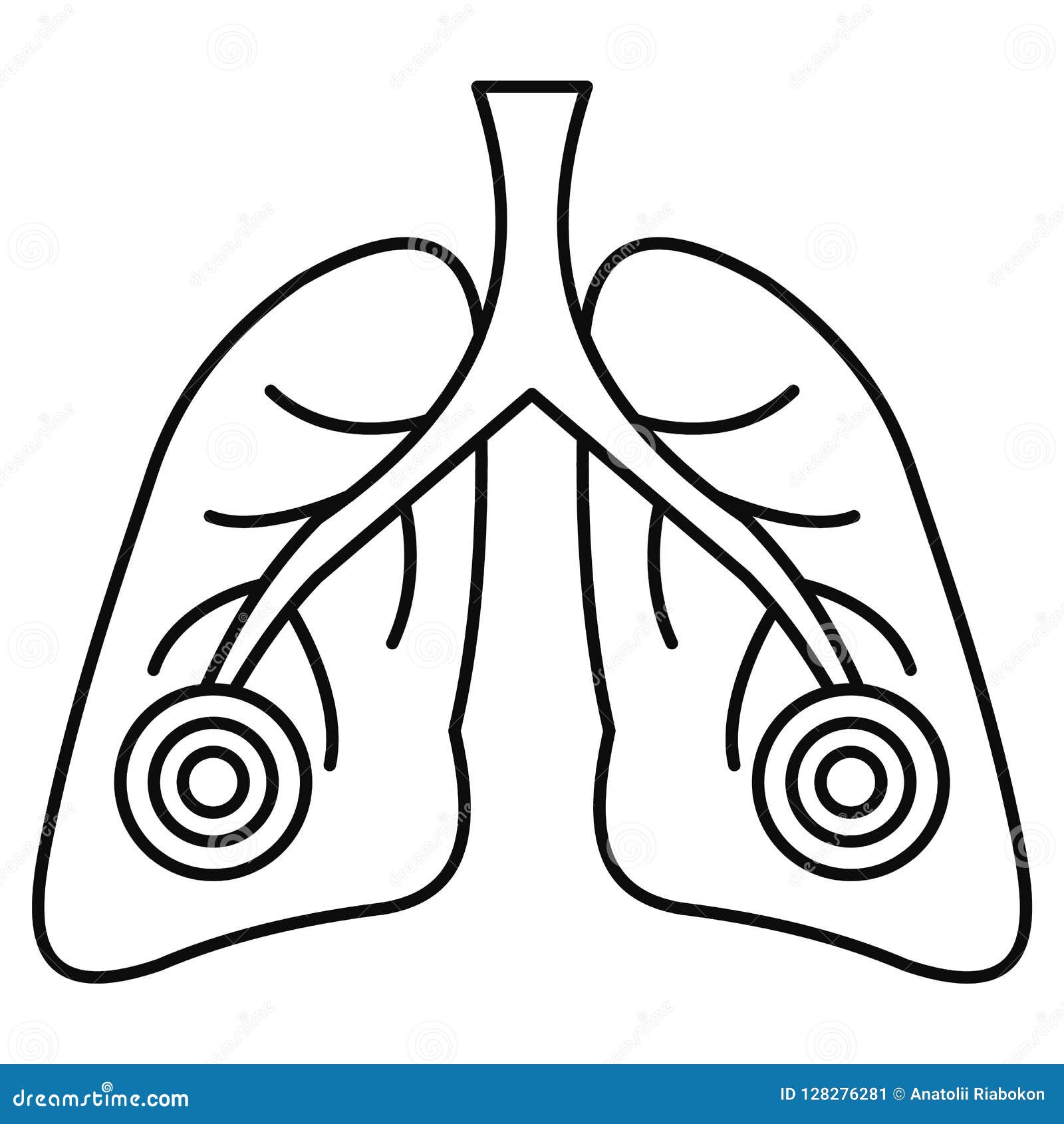 Pneumonia Lungs Icon, Outline Style Stock Vector - Illustration of care ... Pneumonia Lungs Icon, Outline Style Stock Vector - Illustration of care ...