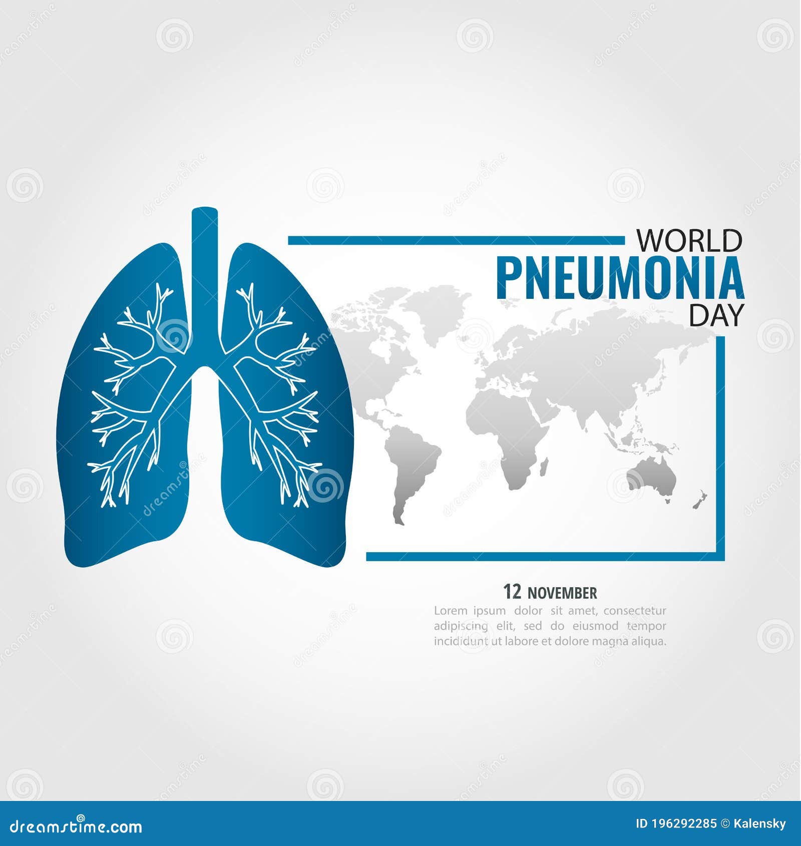 Pneumonia stock vector. Illustration of logo, vector - 196292285
