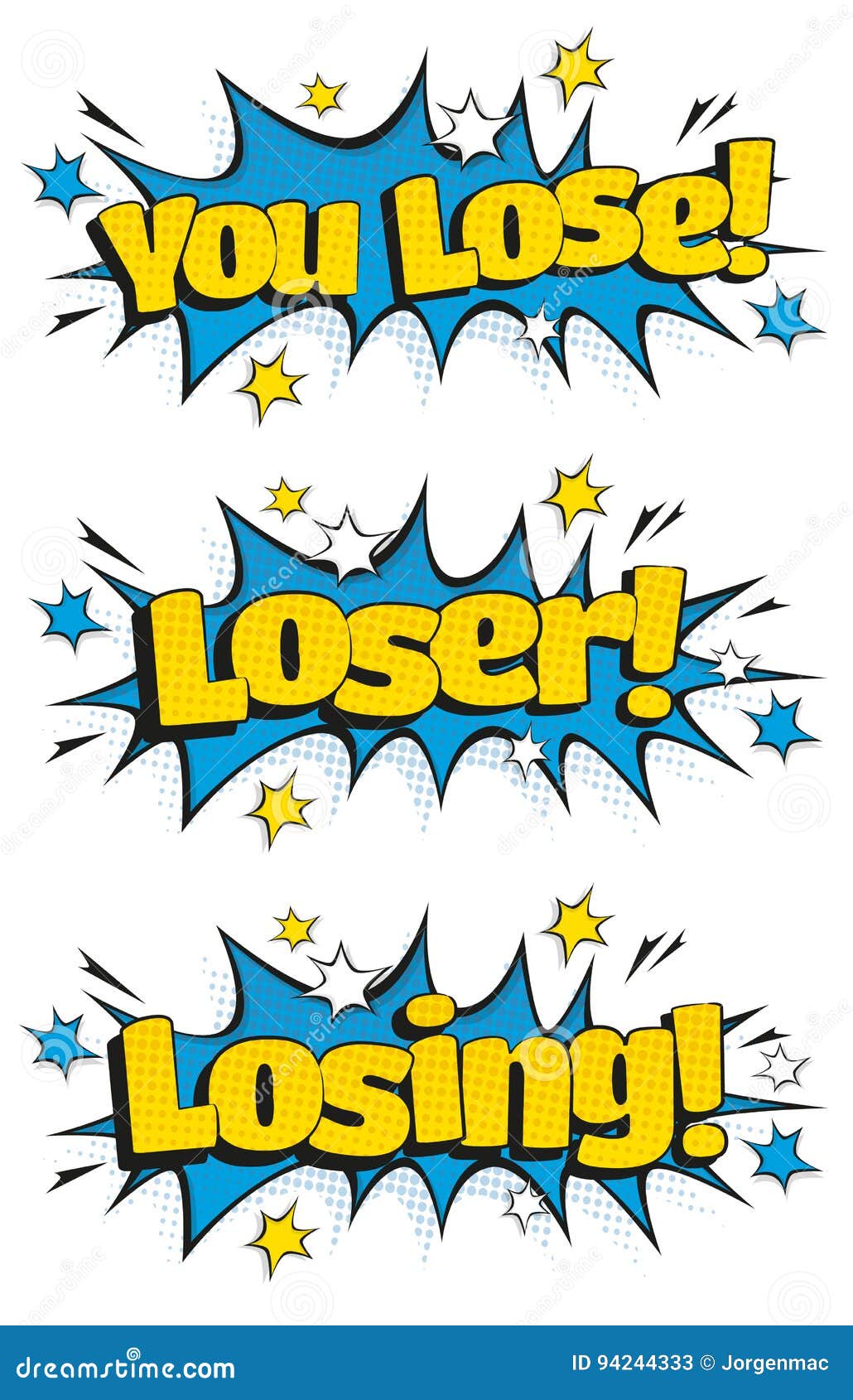 PNF Art You Lose ilustração stock. Ilustração de arte - 94244333