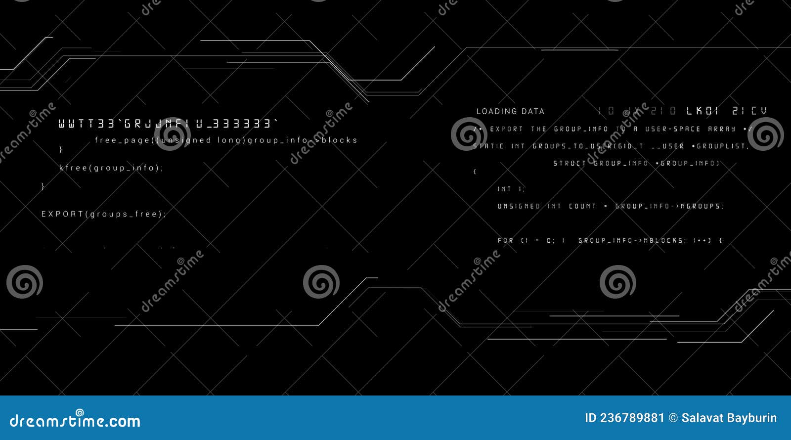 PNG Alpha.Hacking Programming Data Text Code and Shape HUD Elements Appearing Animation.Abstract ...