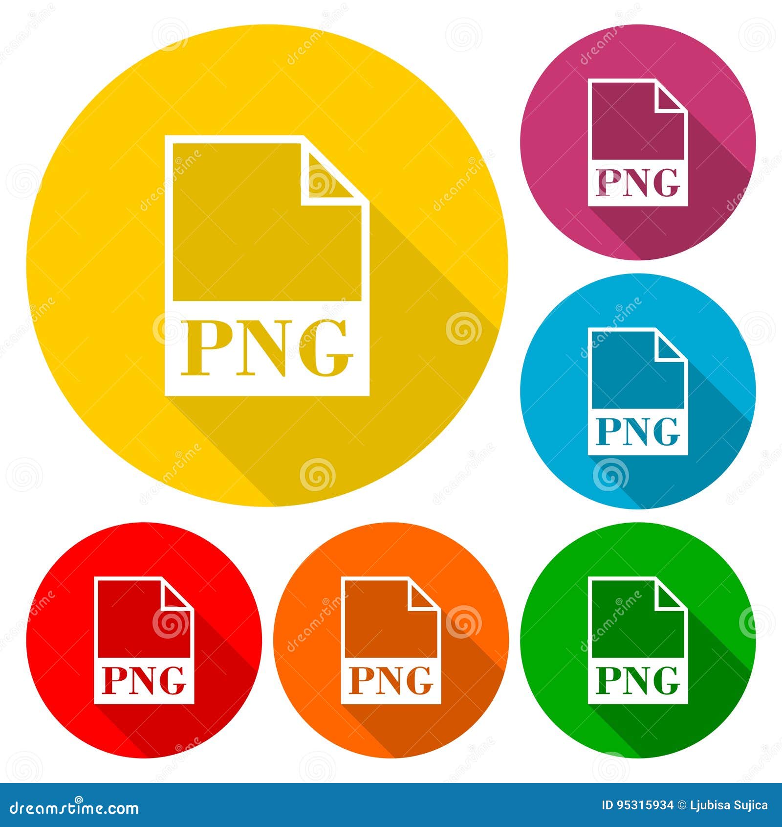 PNG file icons set stock vector. Illustration of button - 95315934