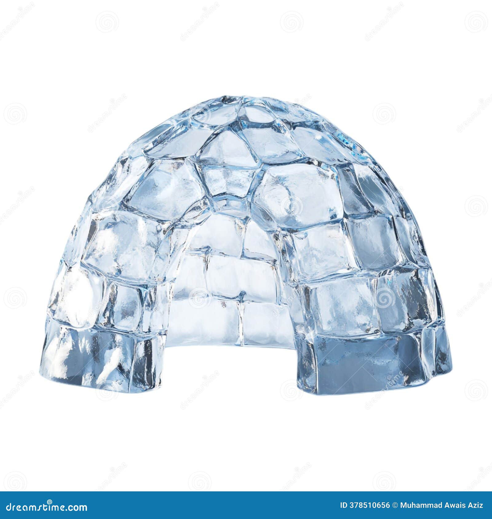 Transparent Igloo-shaped Tent. Romantic Tourist Rest Zone Royalty-Free ...