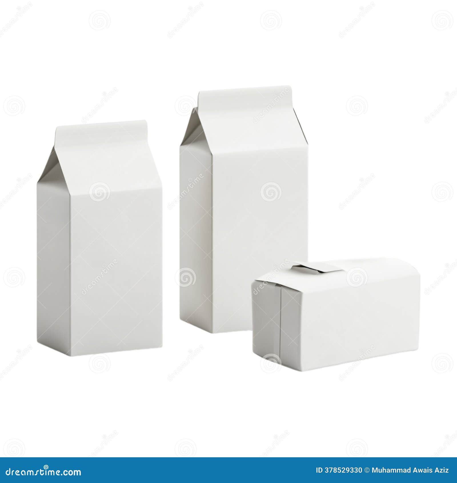 Milk Boxes, Juice Boxes Set Vector Realistic. Mock-up Packages. White ...