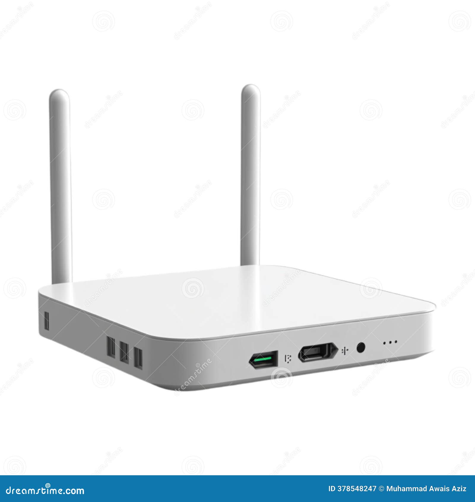PNG Modem Mini PC With Two Antennas And Ports On Transparent Background ...