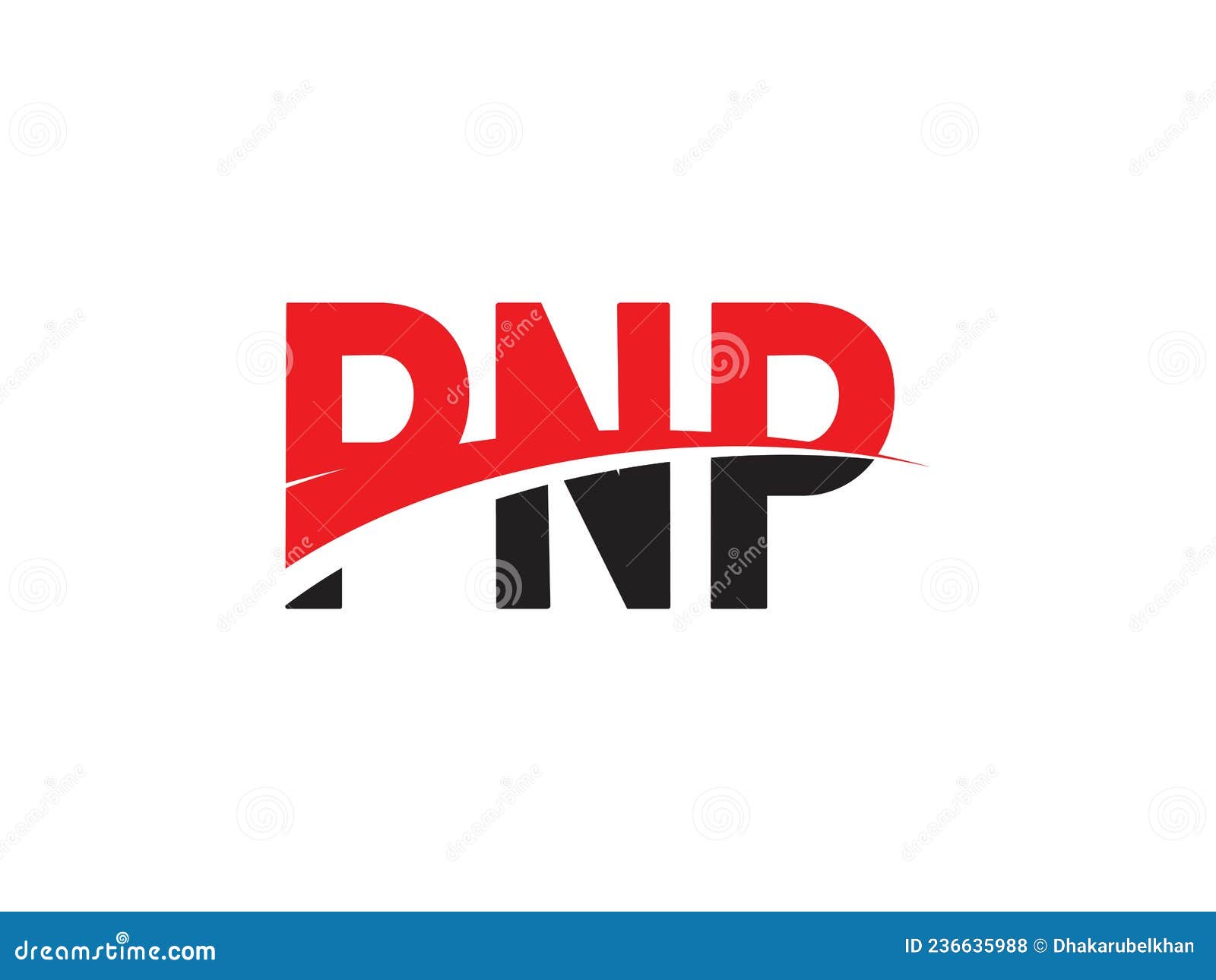 PNP Letter Initial Logo Design Vector Illustration Stock Vector ...