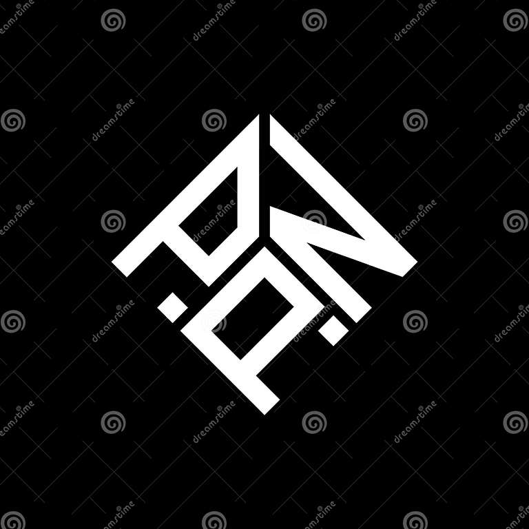 PNP Letter Logo Design on Black Background. PNP Creative Initials ...