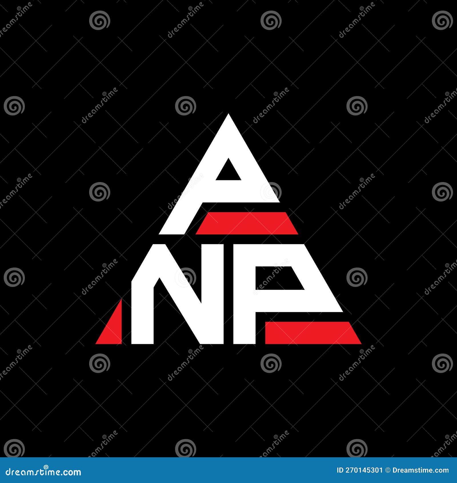 PNP Triangle Letter Logo Design with Triangle Shape. PNP Triangle Logo ...