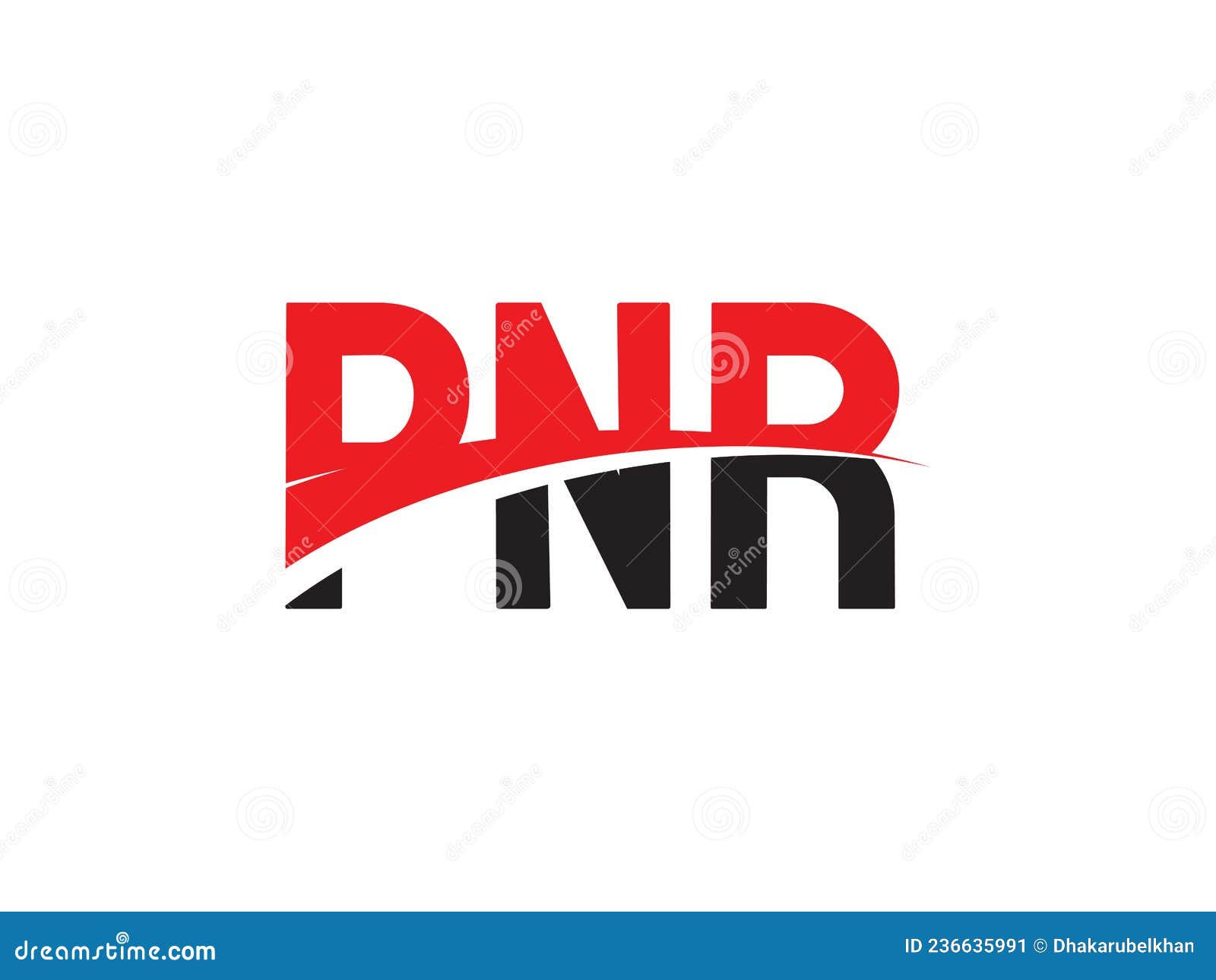 PNR Letter Initial Logo Design Vector Illustration Stock Vector ...