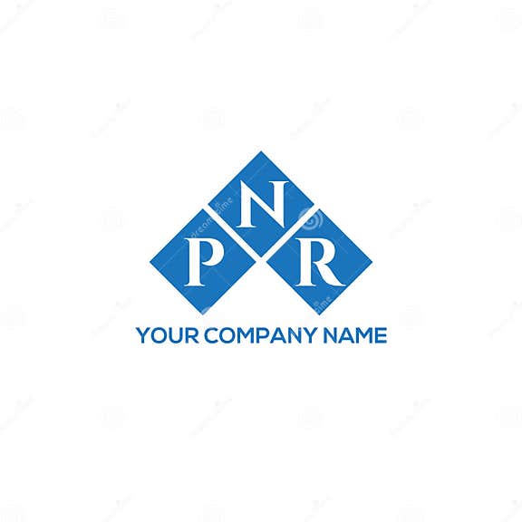 PNR Letter Logo Design on WHITE Background. PNR Creative Initials ...