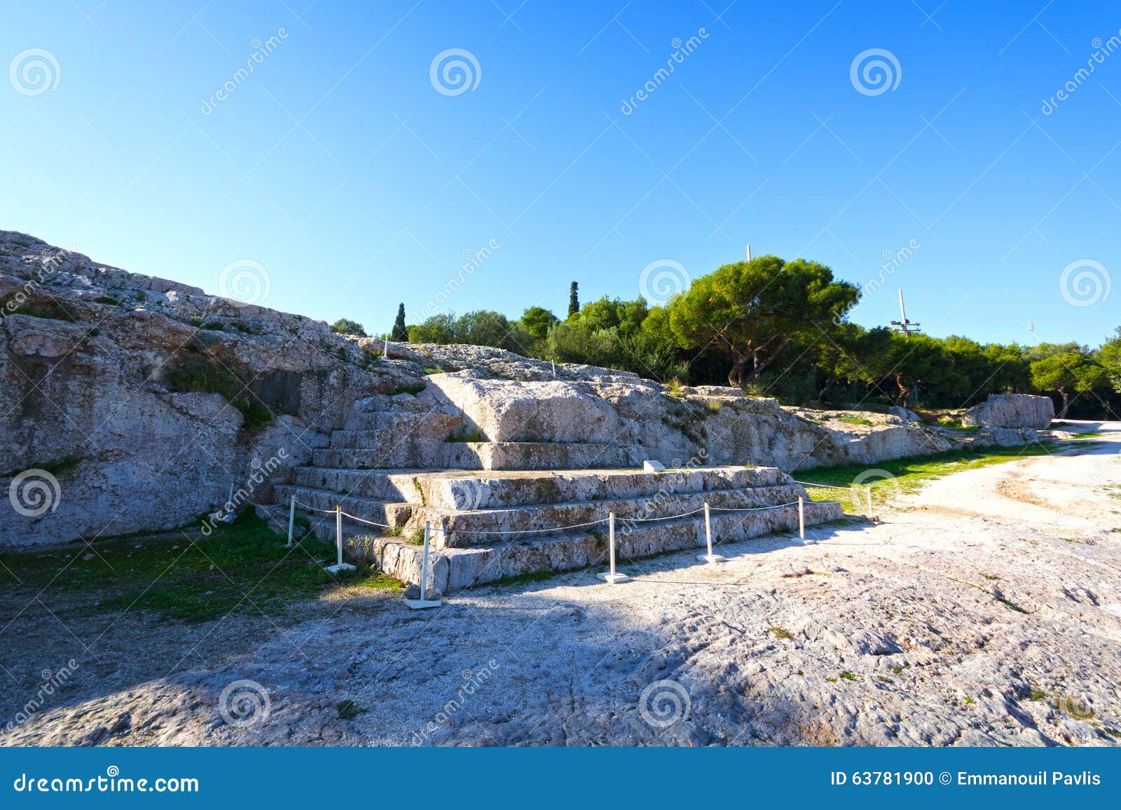 Pnyx von Athen stockfoto. Bild von athen, architektonisch - 63781900