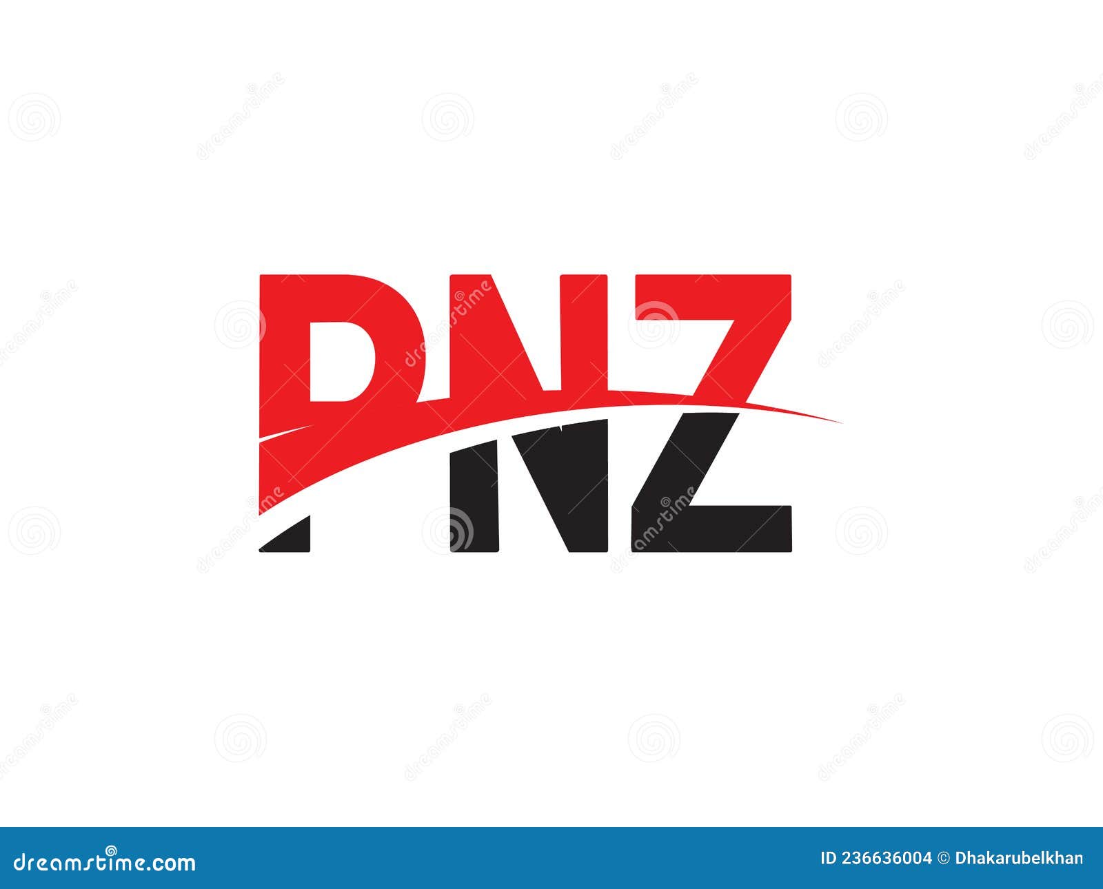 PNZ Letter Initial Logo Design Vector Illustration Stock Vector ...