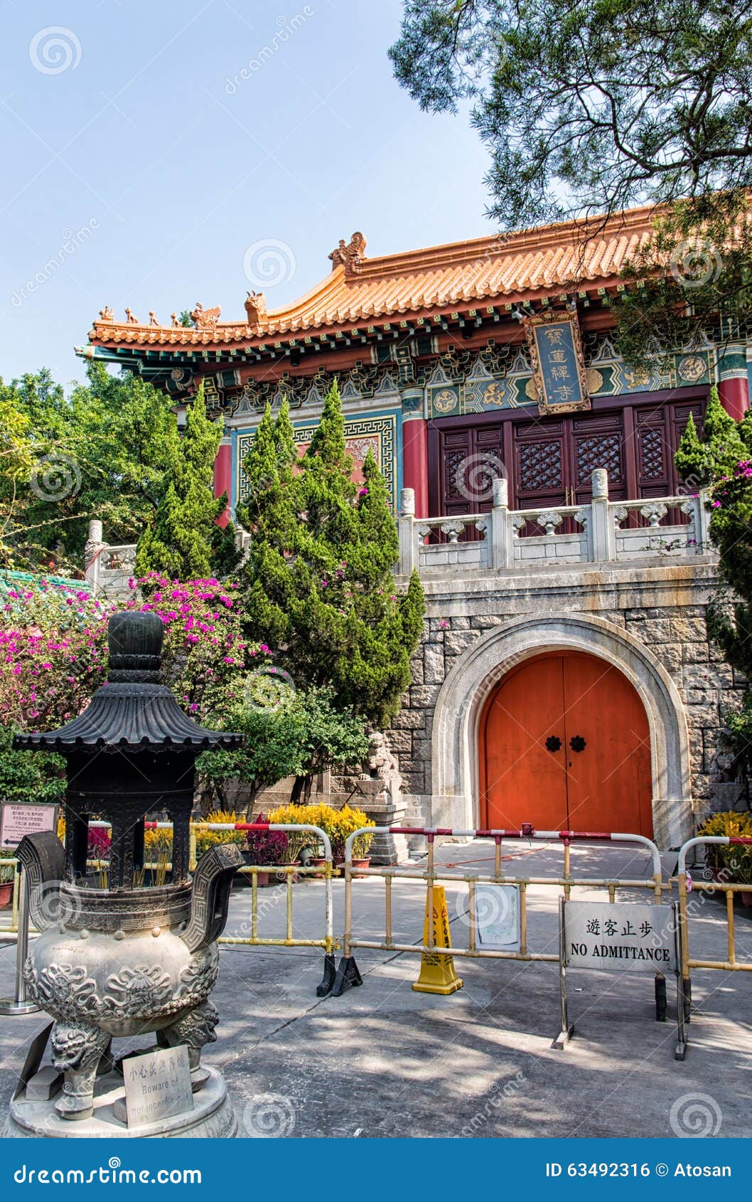 Po Lin Monastery stock photo. Image of lantau, formal - 63492316