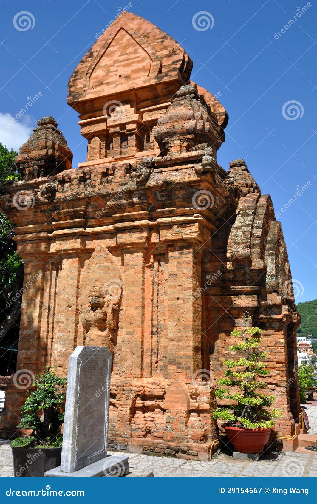 Po Nagar Cham Towers stock image. Image of ancient, hindu - 29154667