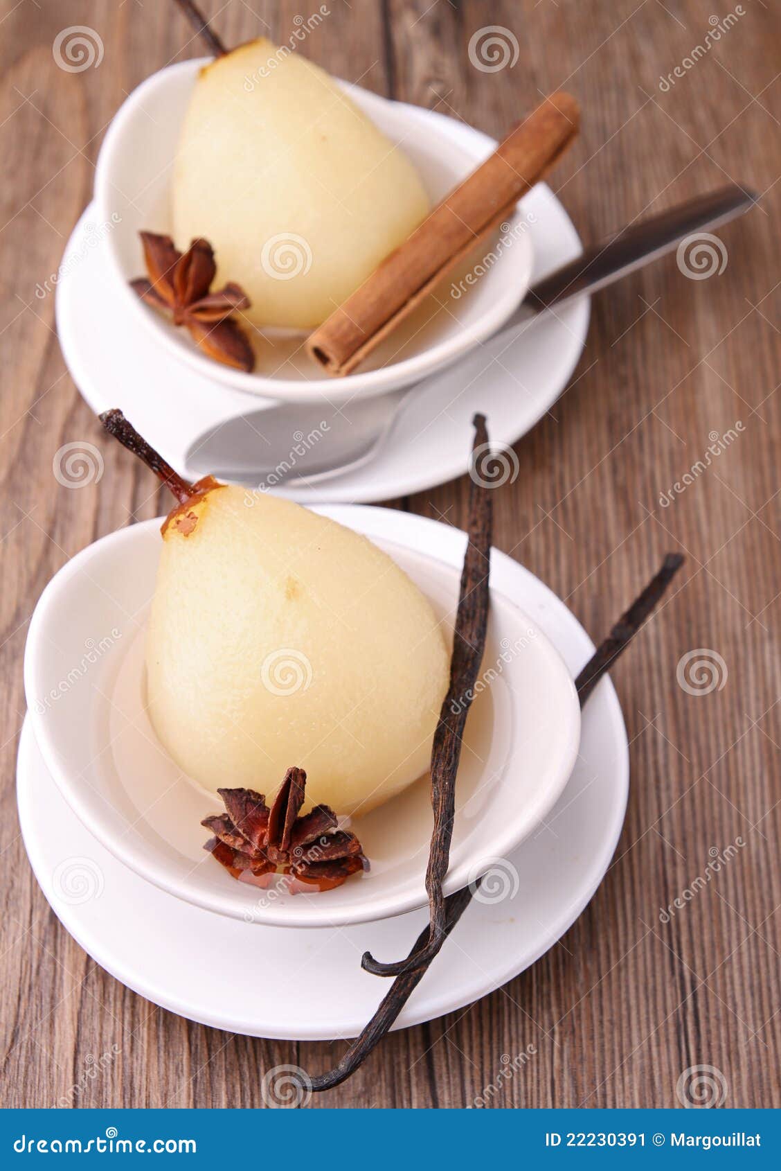 Poached pear stock image. Image of pear, fresh, sauce - 22230391