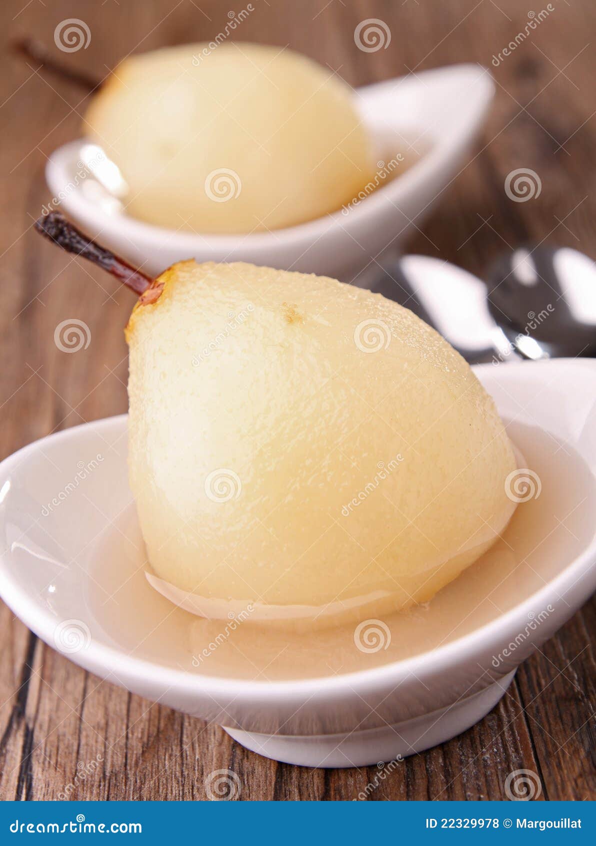Poached pear stock photo. Image of bowl, dessert, fruit - 22329978