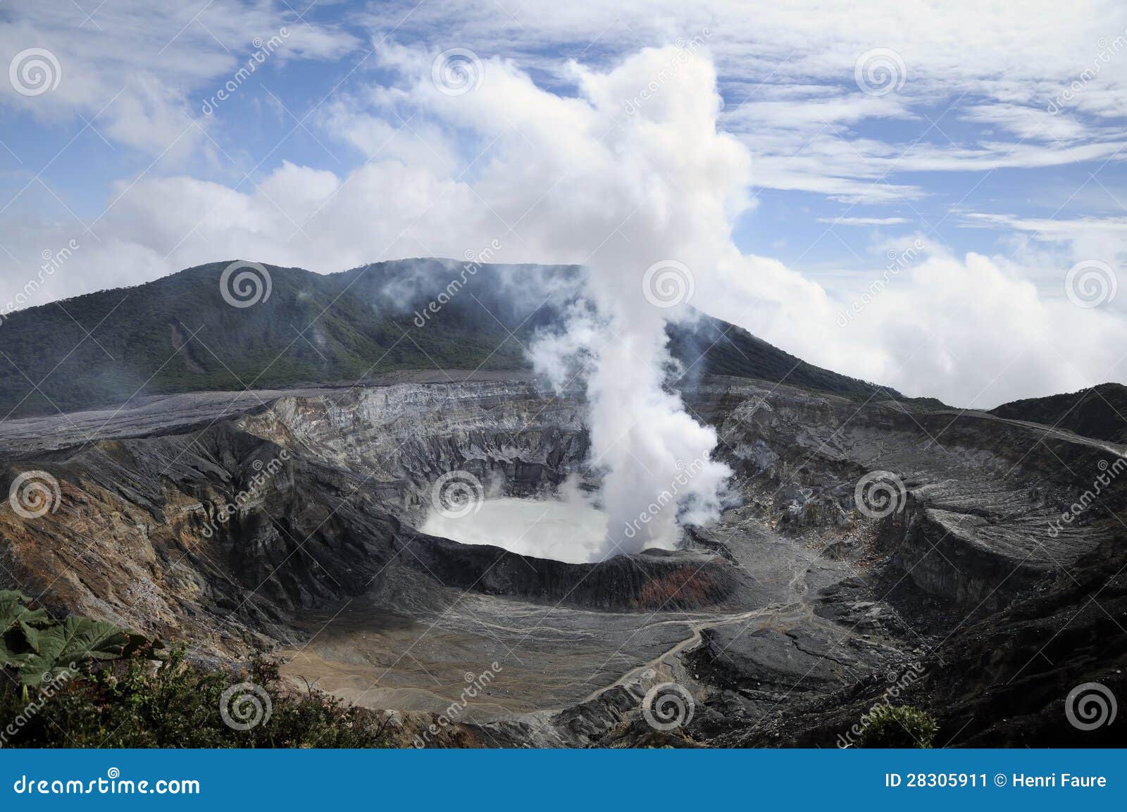 Poas volcano stock image. Image of rica, poas, eruption - 28305911
