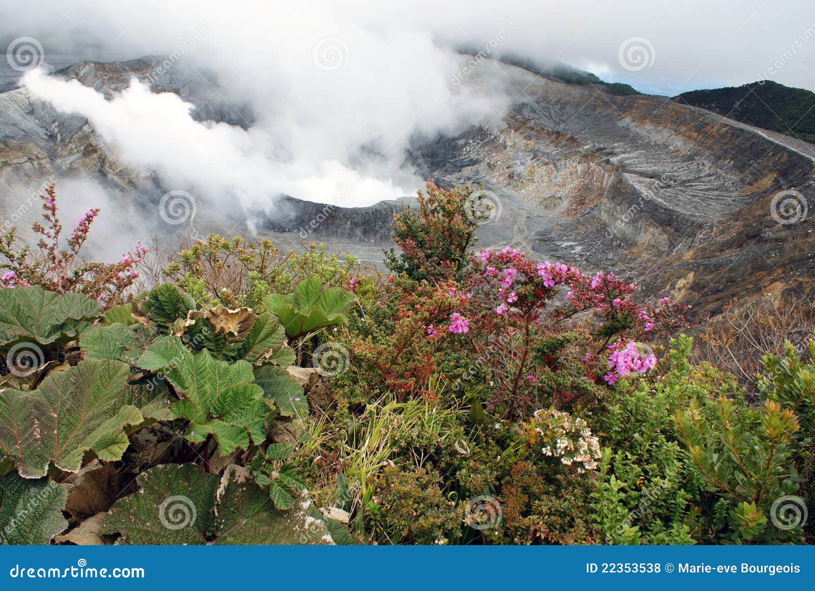 Poas Volcano Crater Stock Photography | CartoonDealer.com #5283182