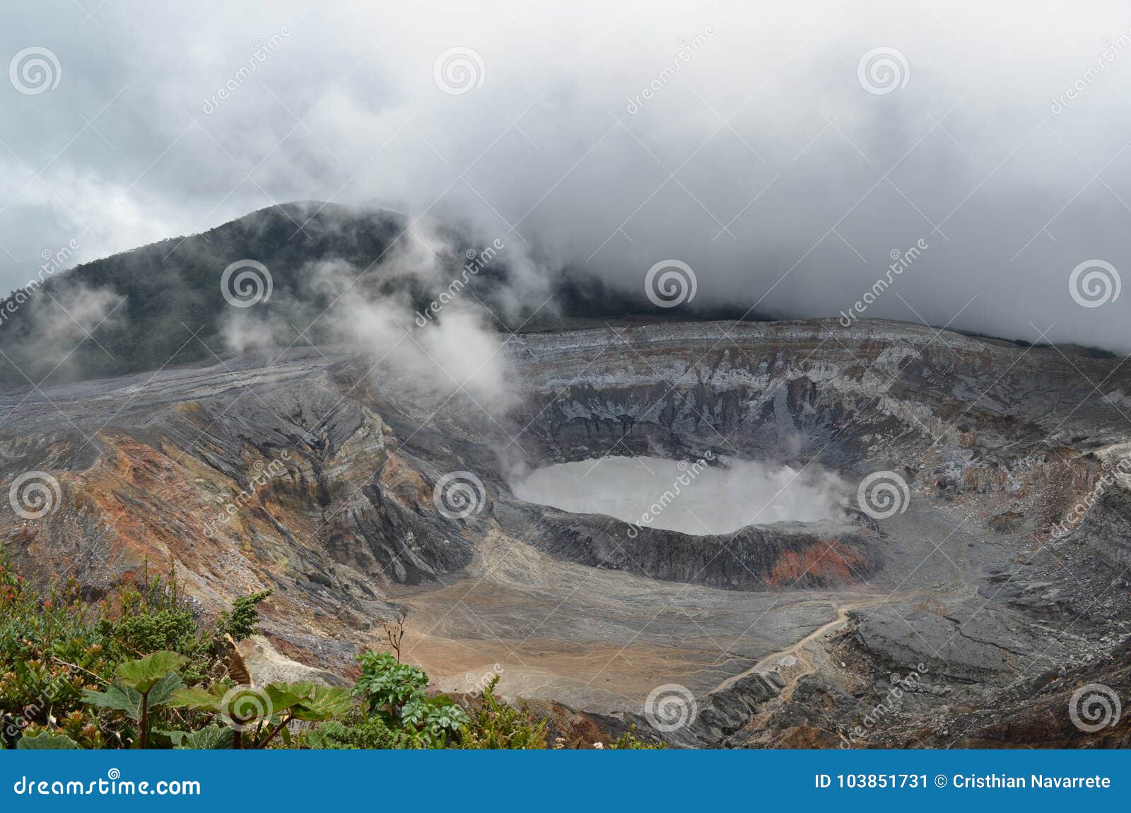 The great Volcano stock image. Image of dangerous, asky - 103851731