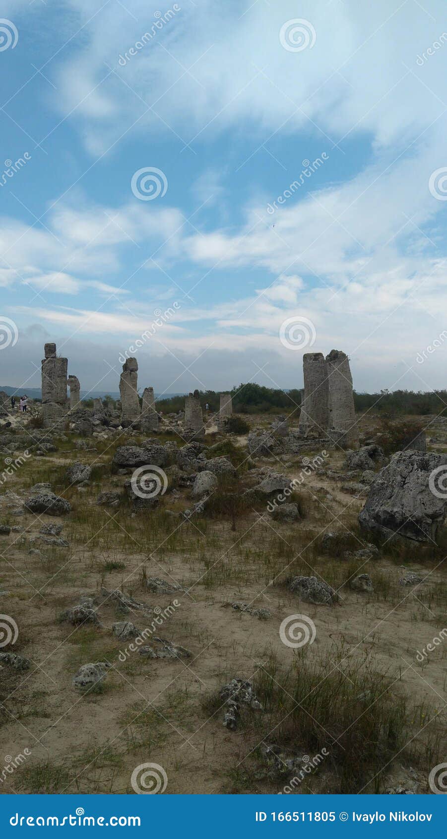 Pobiti stock image. Image of pobiti, landscape, cloud - 166511805