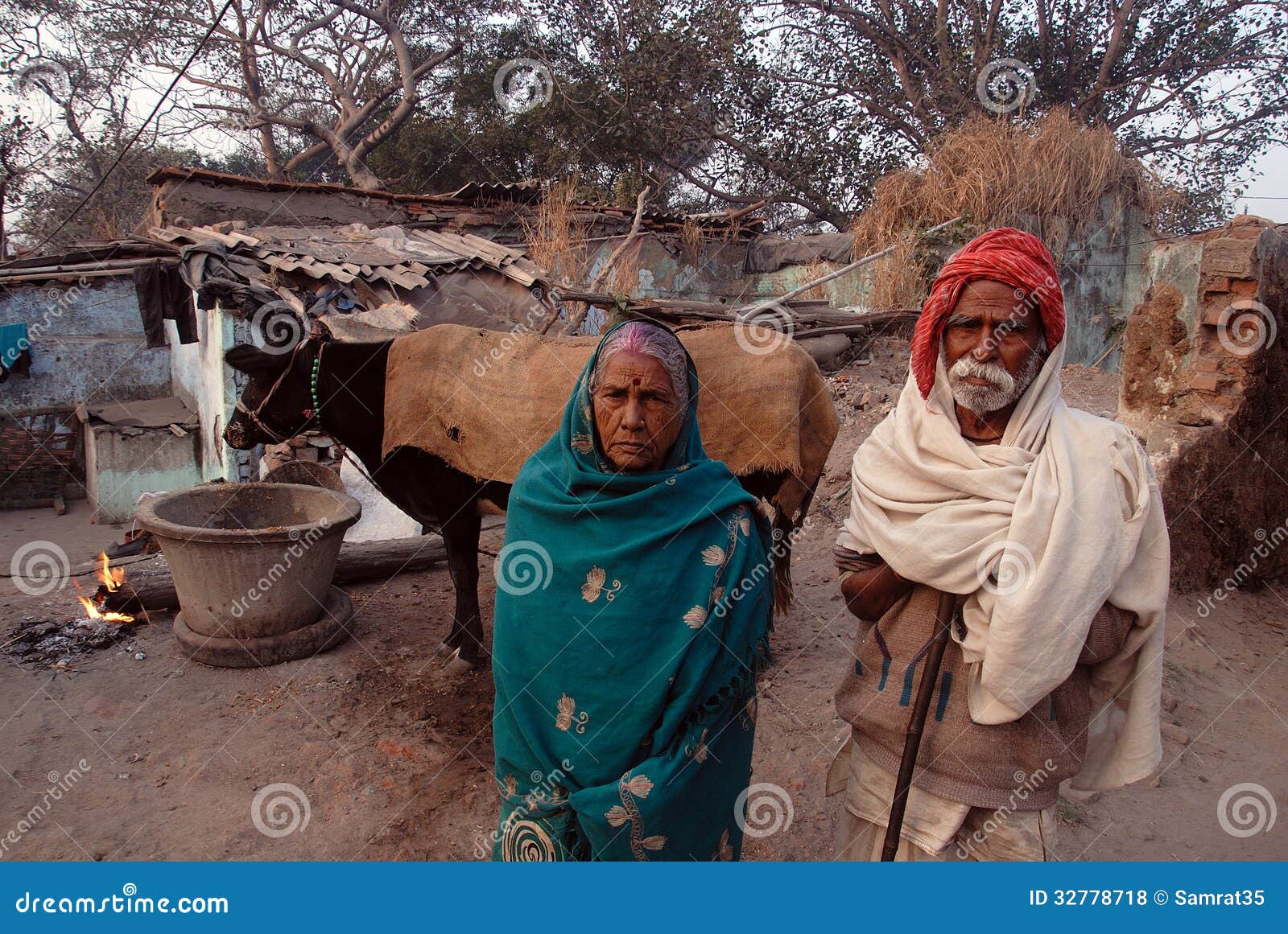 Población De La India Rural Foto de archivo editorial - Imagen de lugar ...
