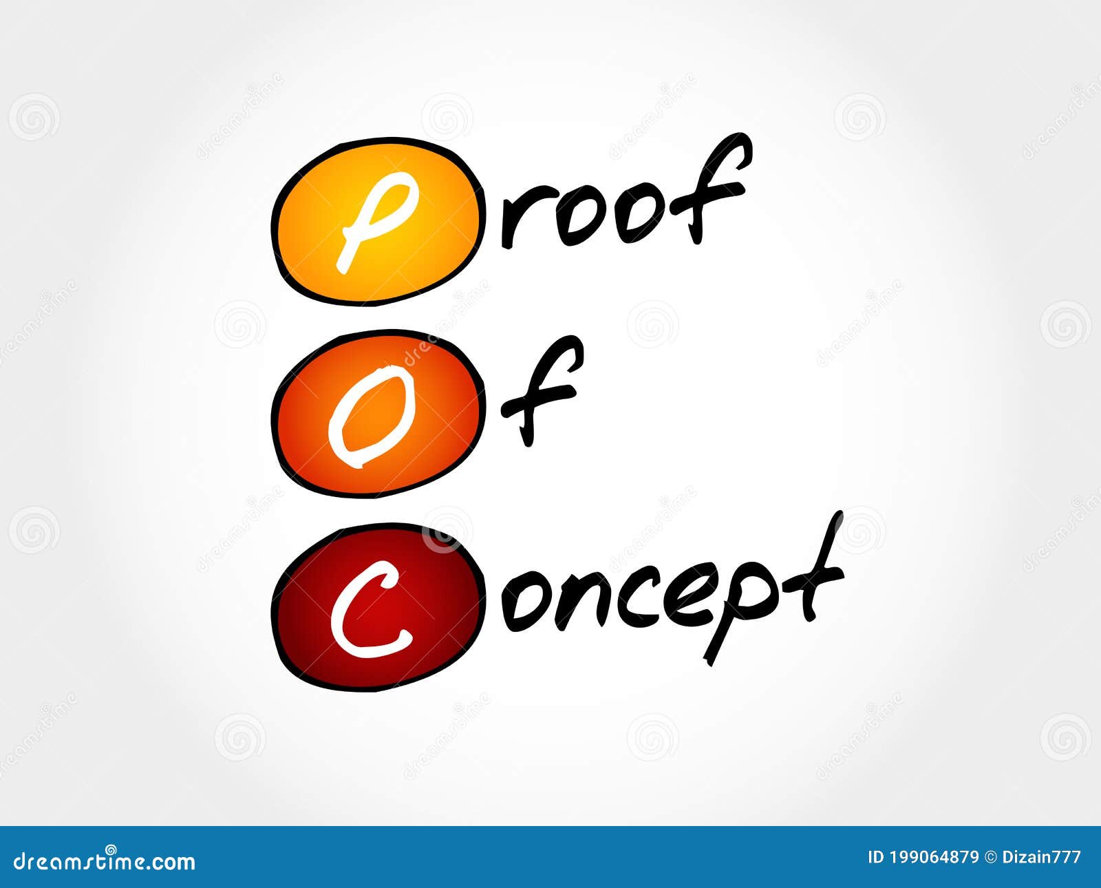 POC - Proof of Concept stock illustration. Illustration of inspected ...