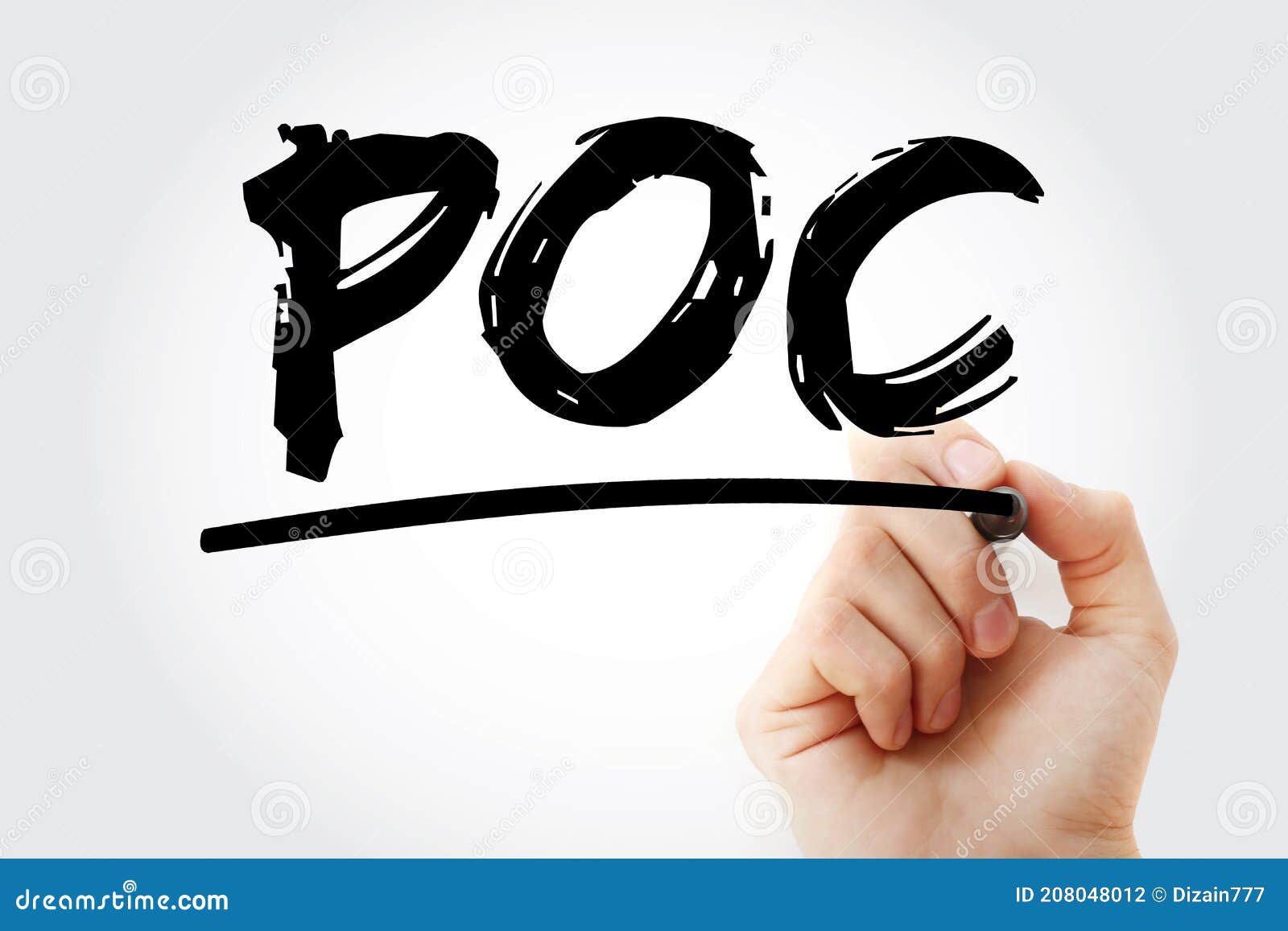 POC - Proof of Concept Acronym Stock Photo - Image of business ...