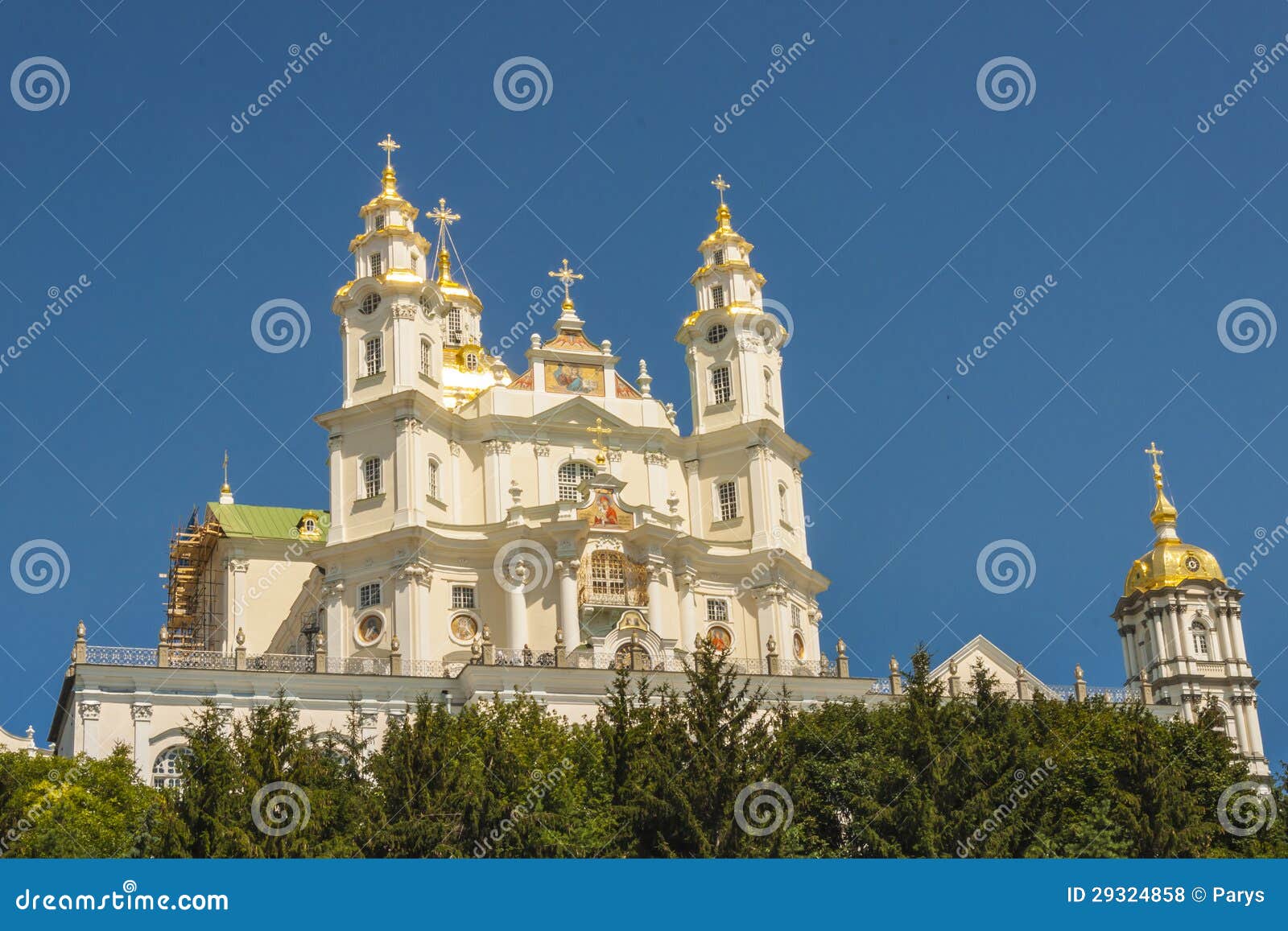 Pochaiv Monastery of Holy Dormition - Ukraine. Stock Photo - Image of ...