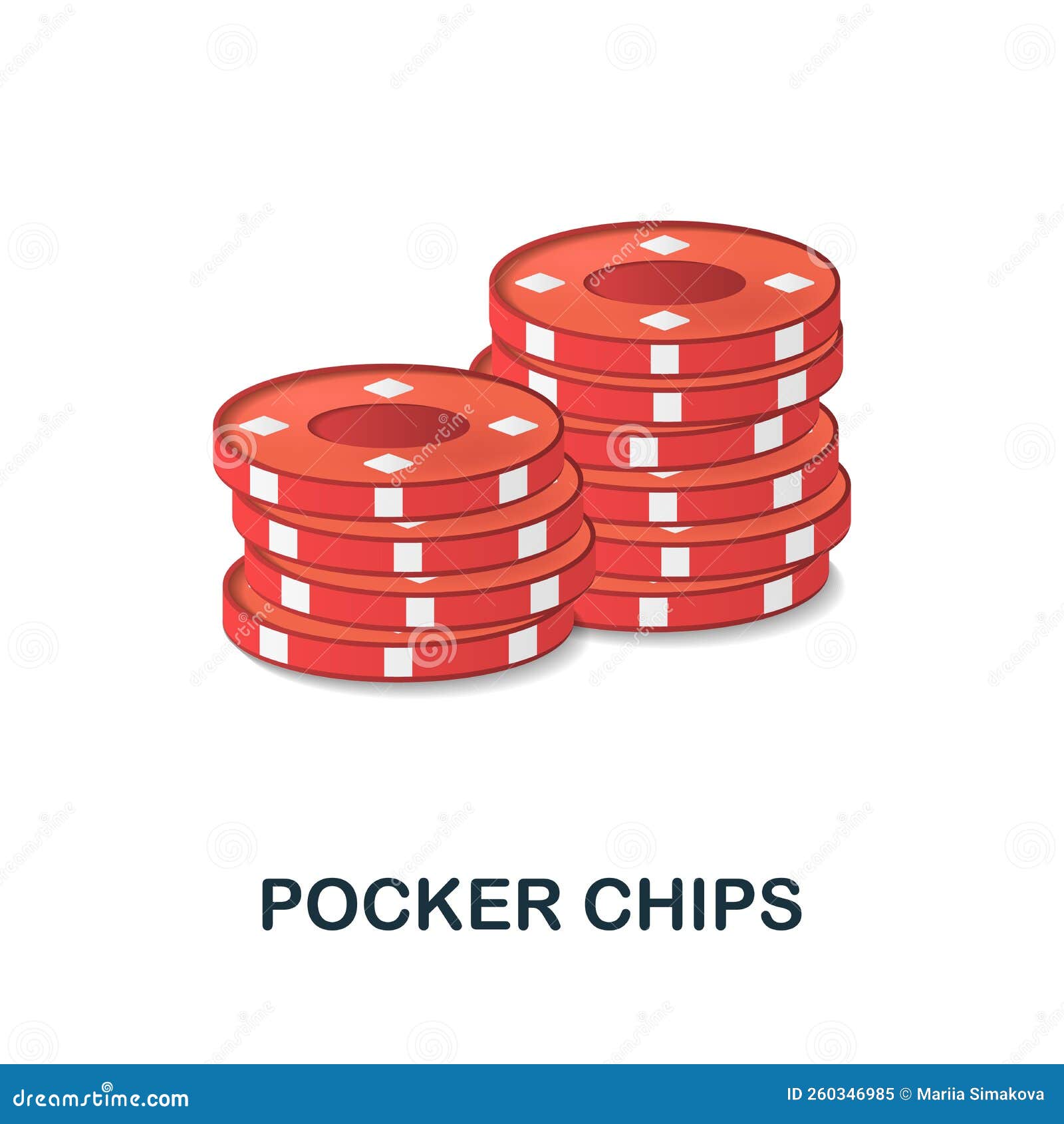 Pocker Icon Illustrated In Vector On White Background Royalty-Free ...