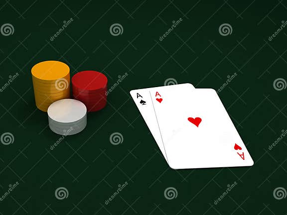 Pocket Aces stock illustration. Illustration of play - 17026798